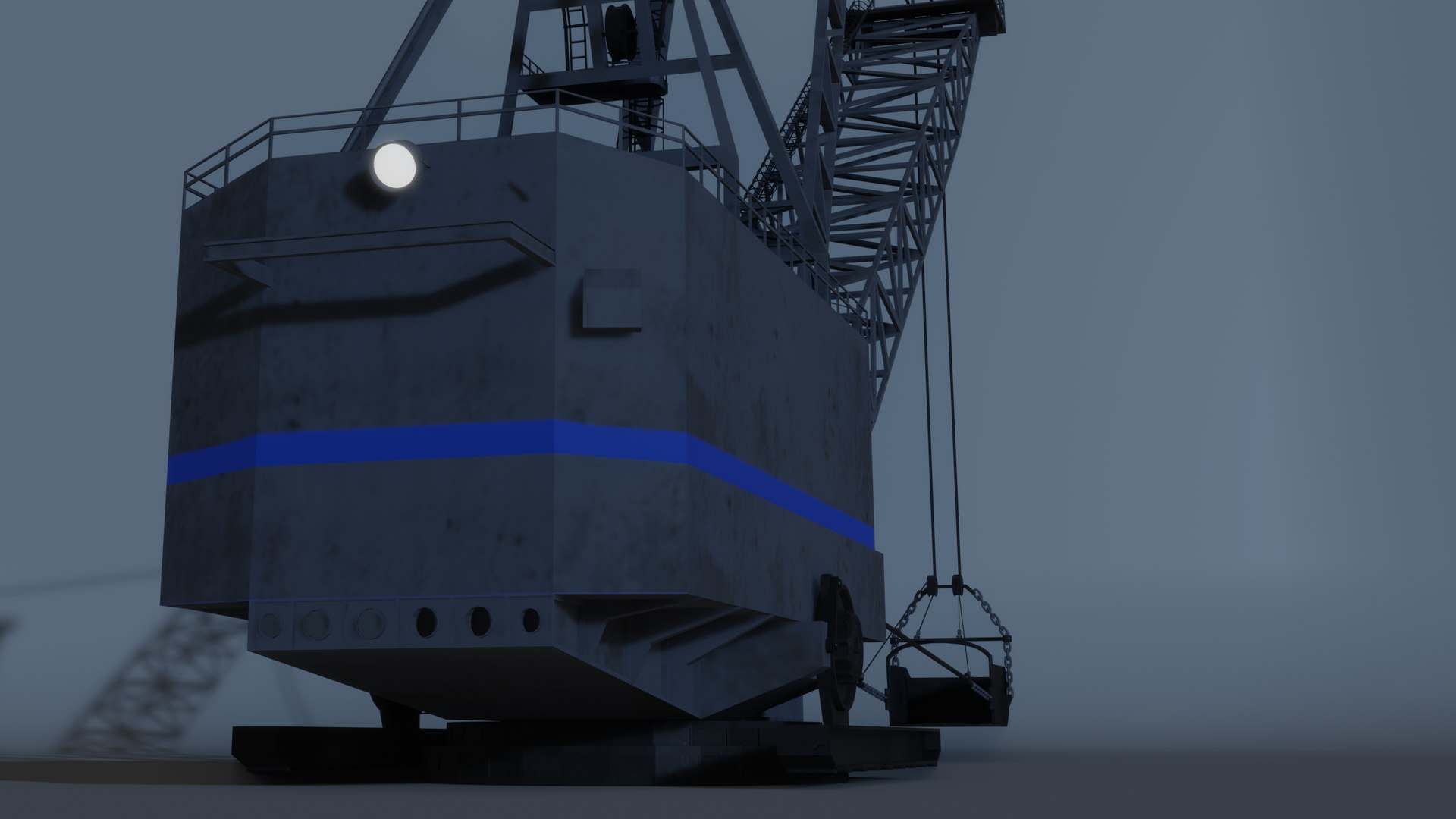 Dragline excavator 3D model - TurboSquid 1639344