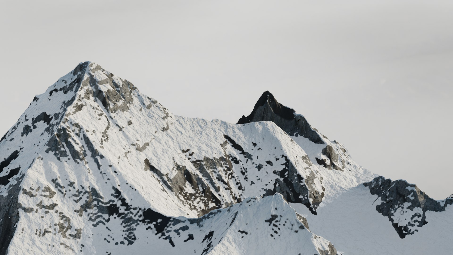 3D Everest Mount Real Model - TurboSquid 1677647