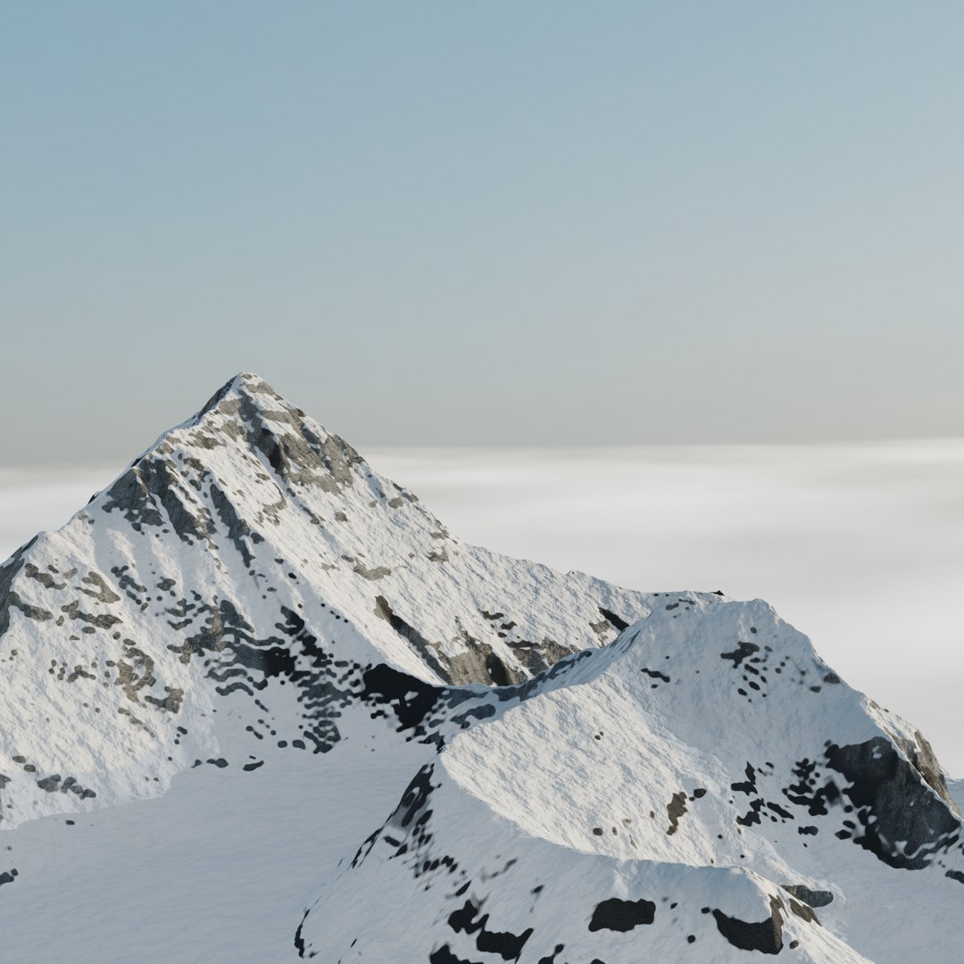 Fotorealistischer Mount Everest PBR 3D-Modell - TurboSquid 1677647