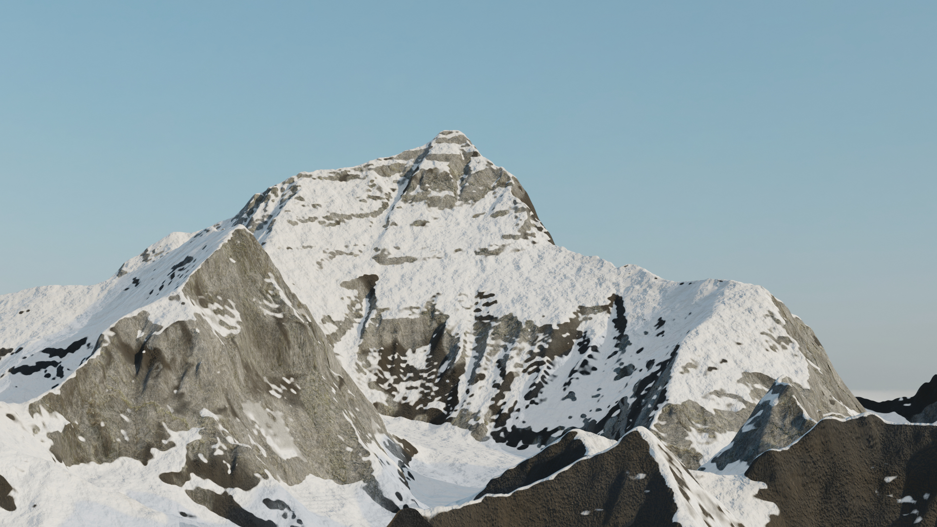 3D Everest Mount Real Model - TurboSquid 1677647