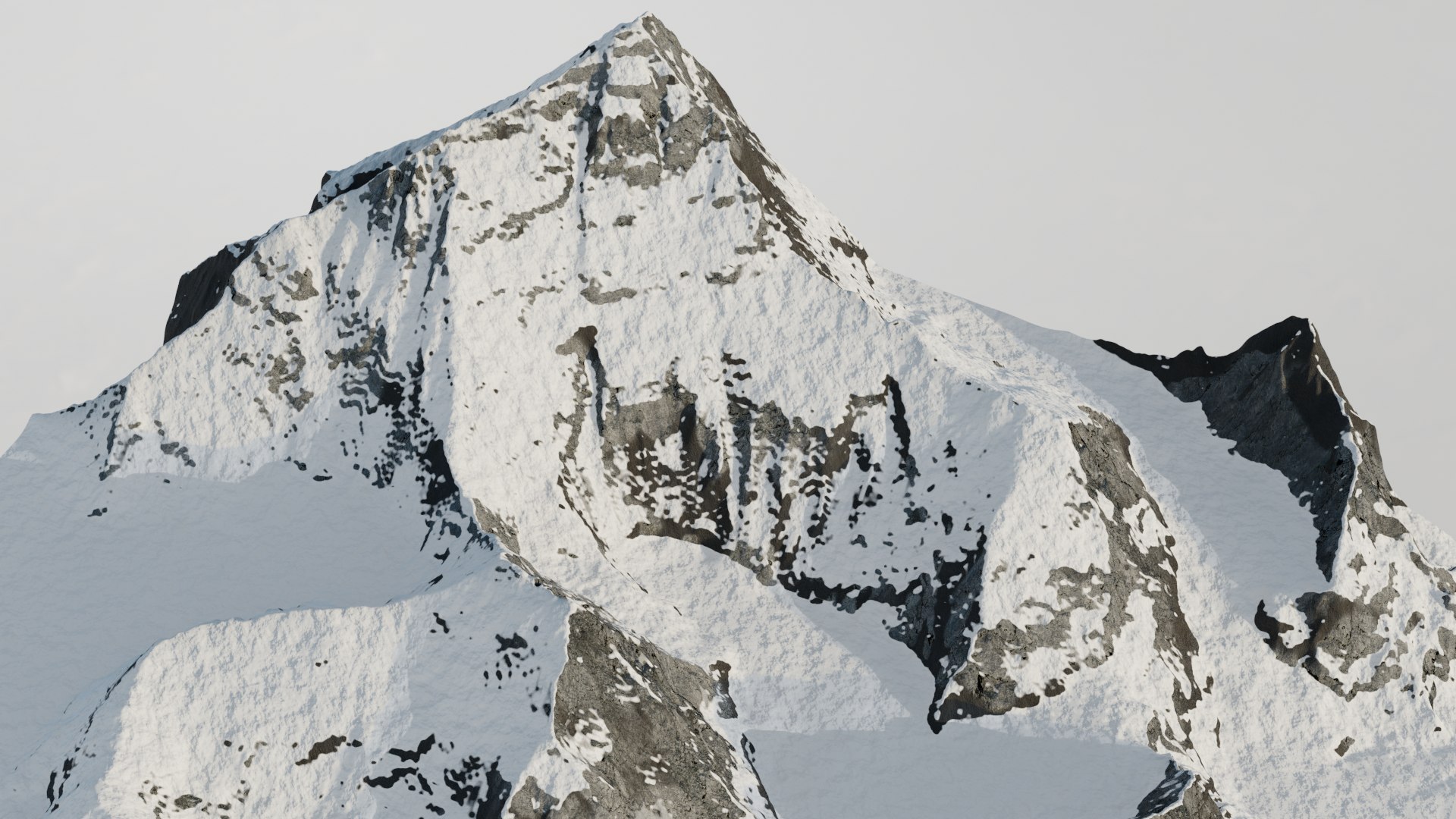 3D Everest Mount Real Model - TurboSquid 1677647