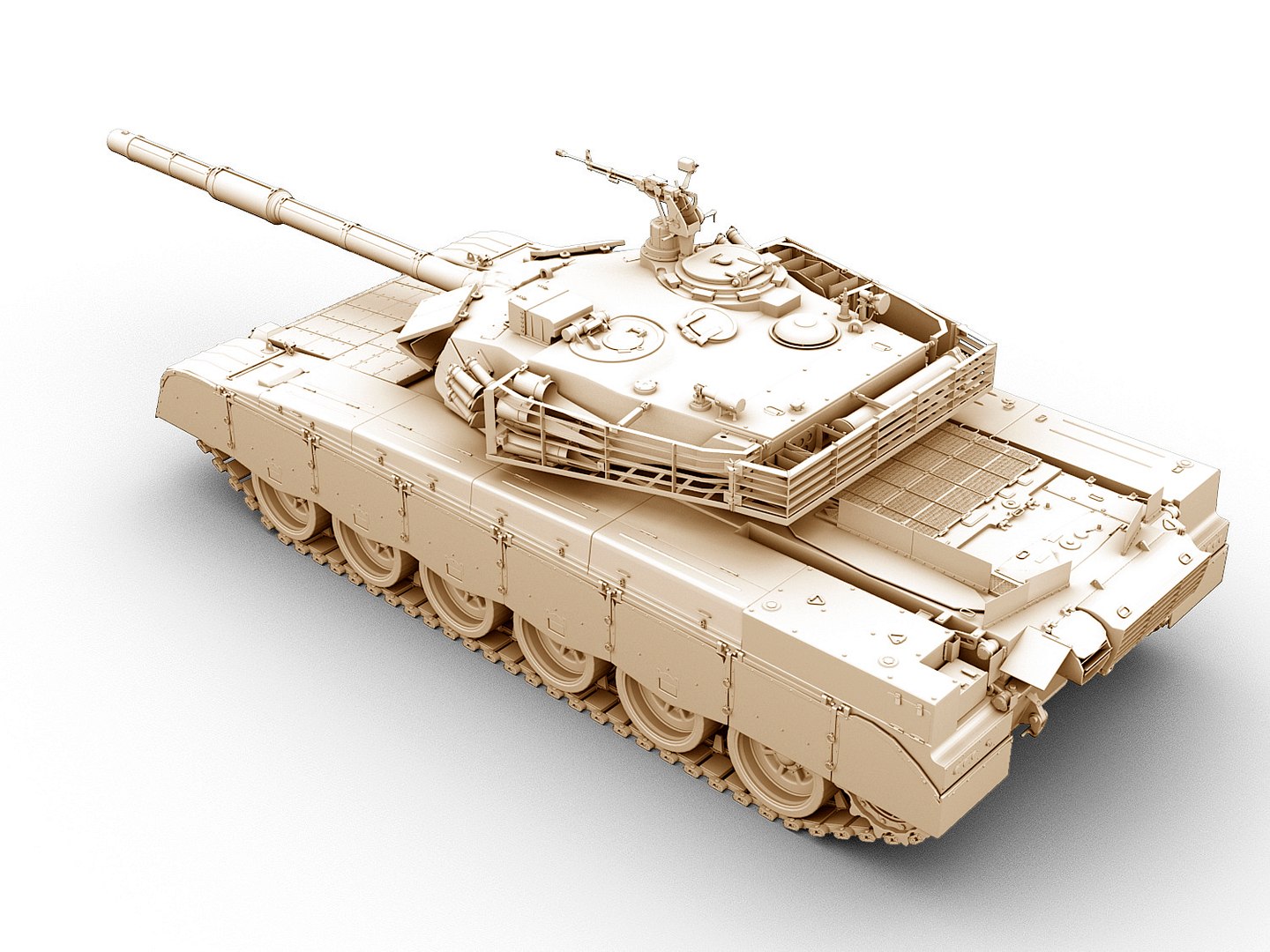 3D Al-Khalid Tank - TurboSquid 1943442
