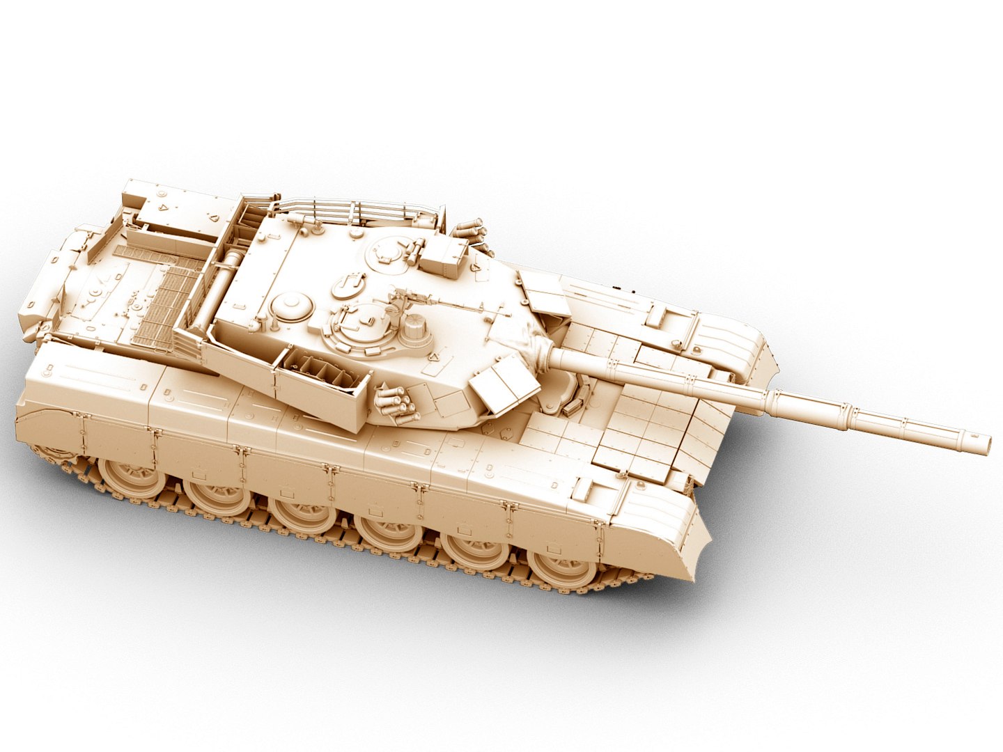 3D Al-Khalid Tank - TurboSquid 1943442