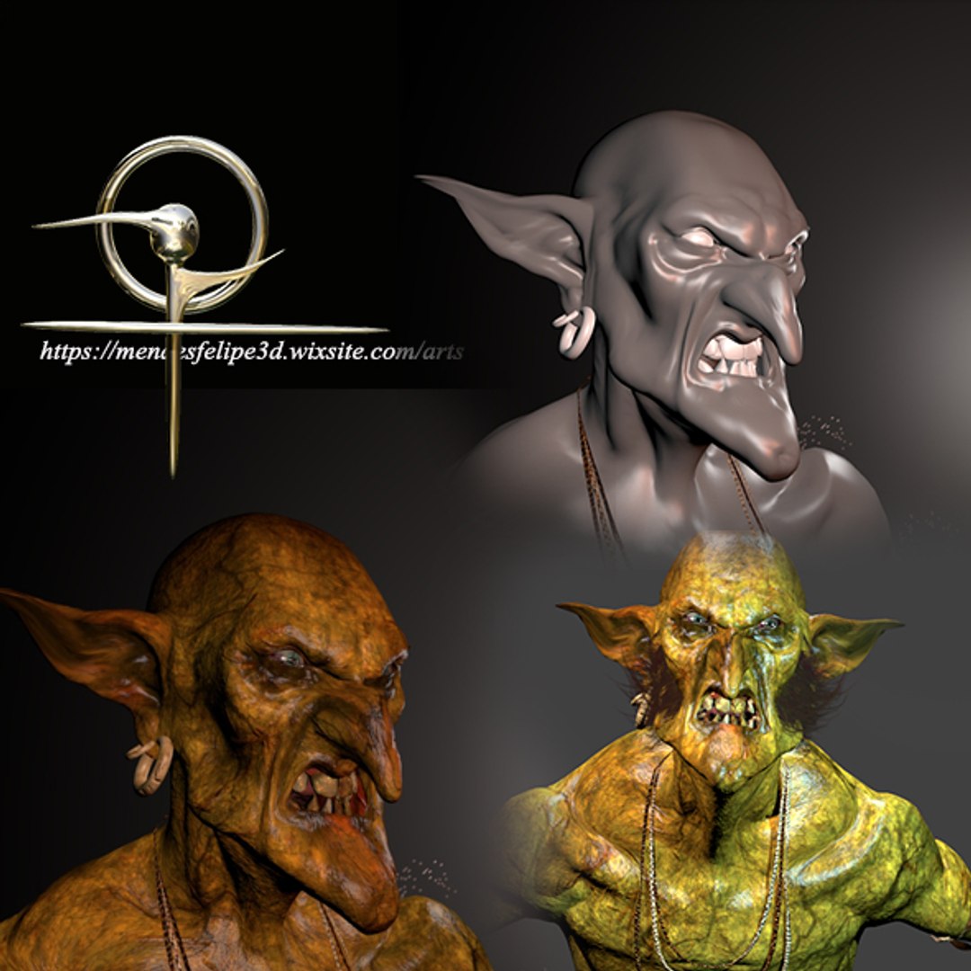 Goblin monster 3D model - TurboSquid 1309445