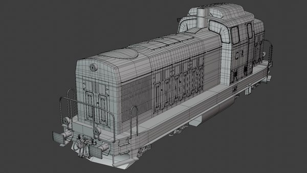 modelo 3d Texturas PBR rojas locomotoras - TurboSquid 2029206