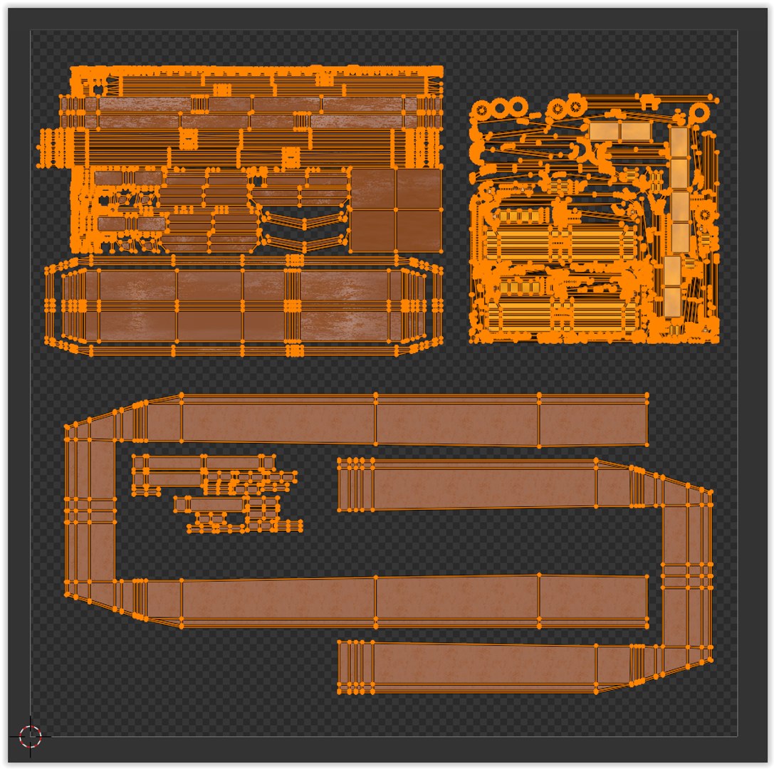 Locomotive Red PBR Textures 3D Model - TurboSquid 2029206
