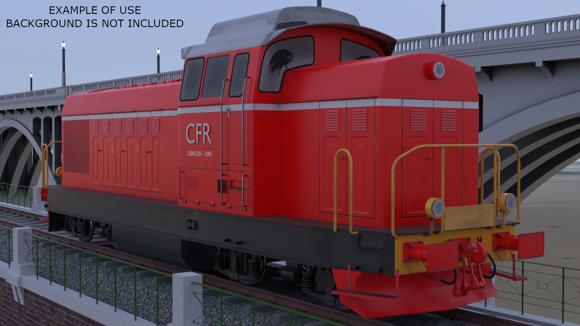 Locomotive Red PBR Textures 3D Model - TurboSquid 2029206