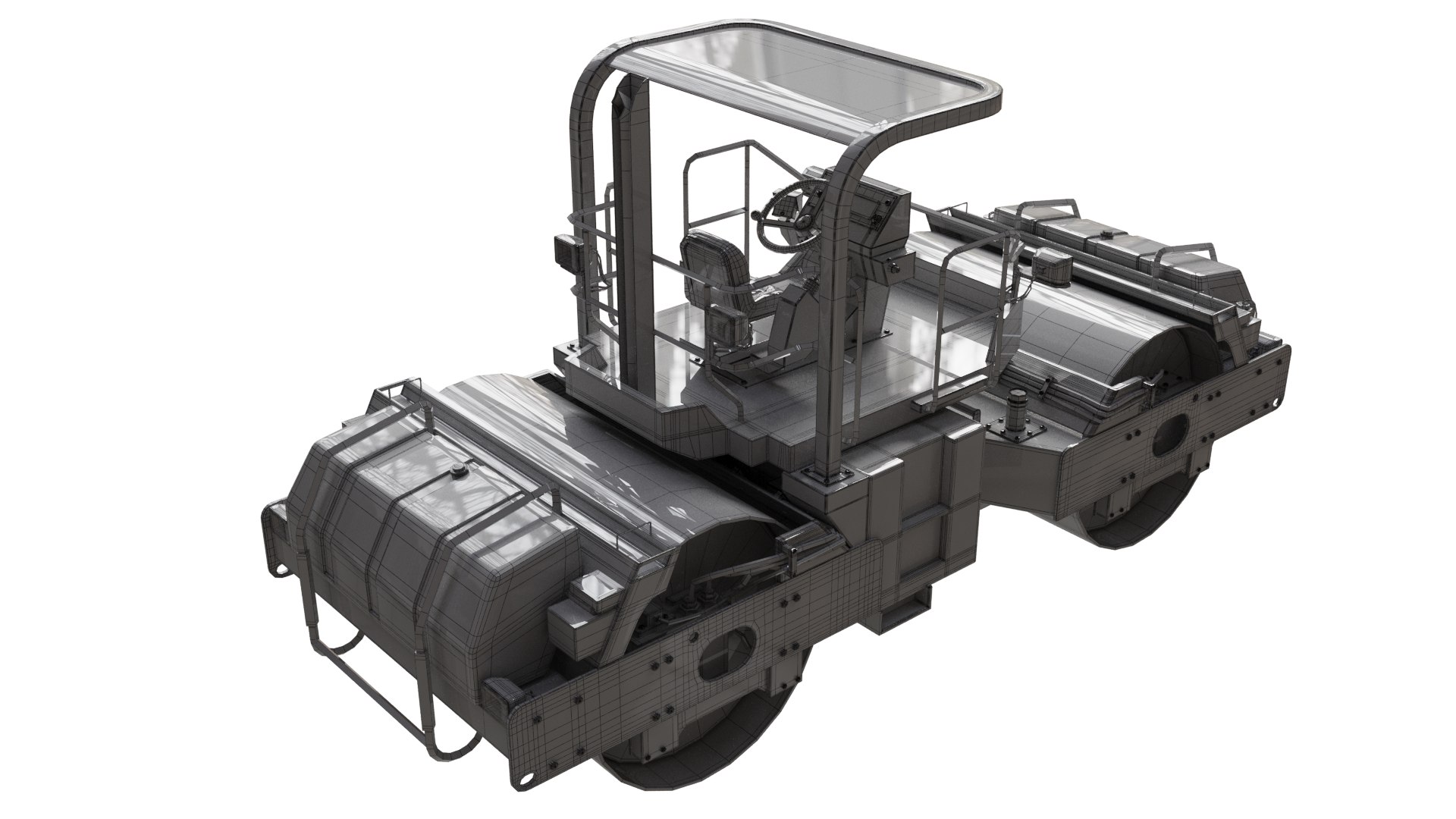 Asphalt Roller 850 3D - TurboSquid 2398226