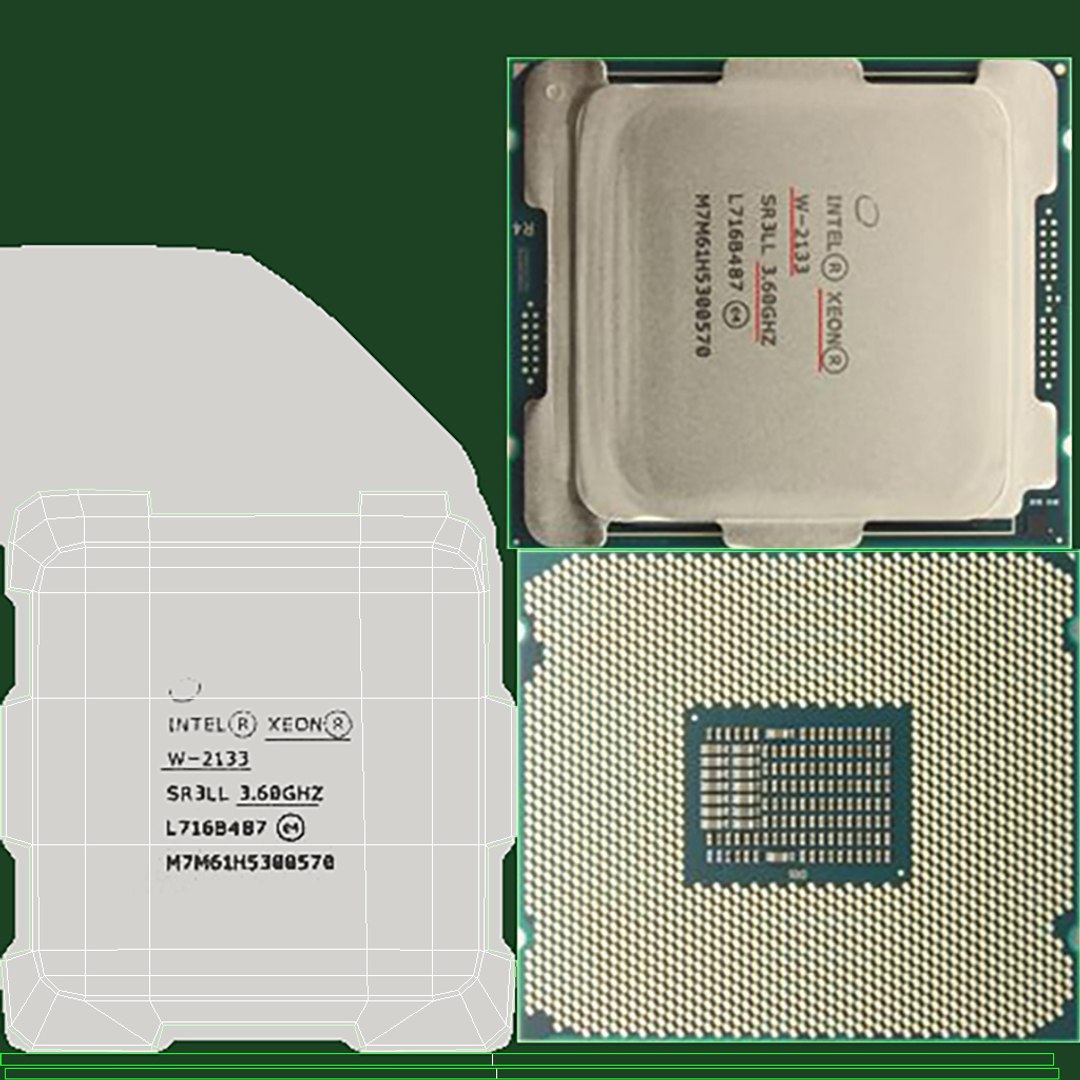 3D Intel Xeon Model - TurboSquid 1656805