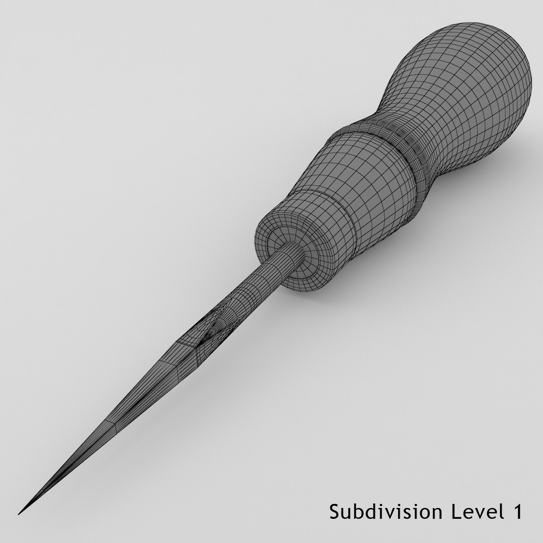3d Model Awl Tools