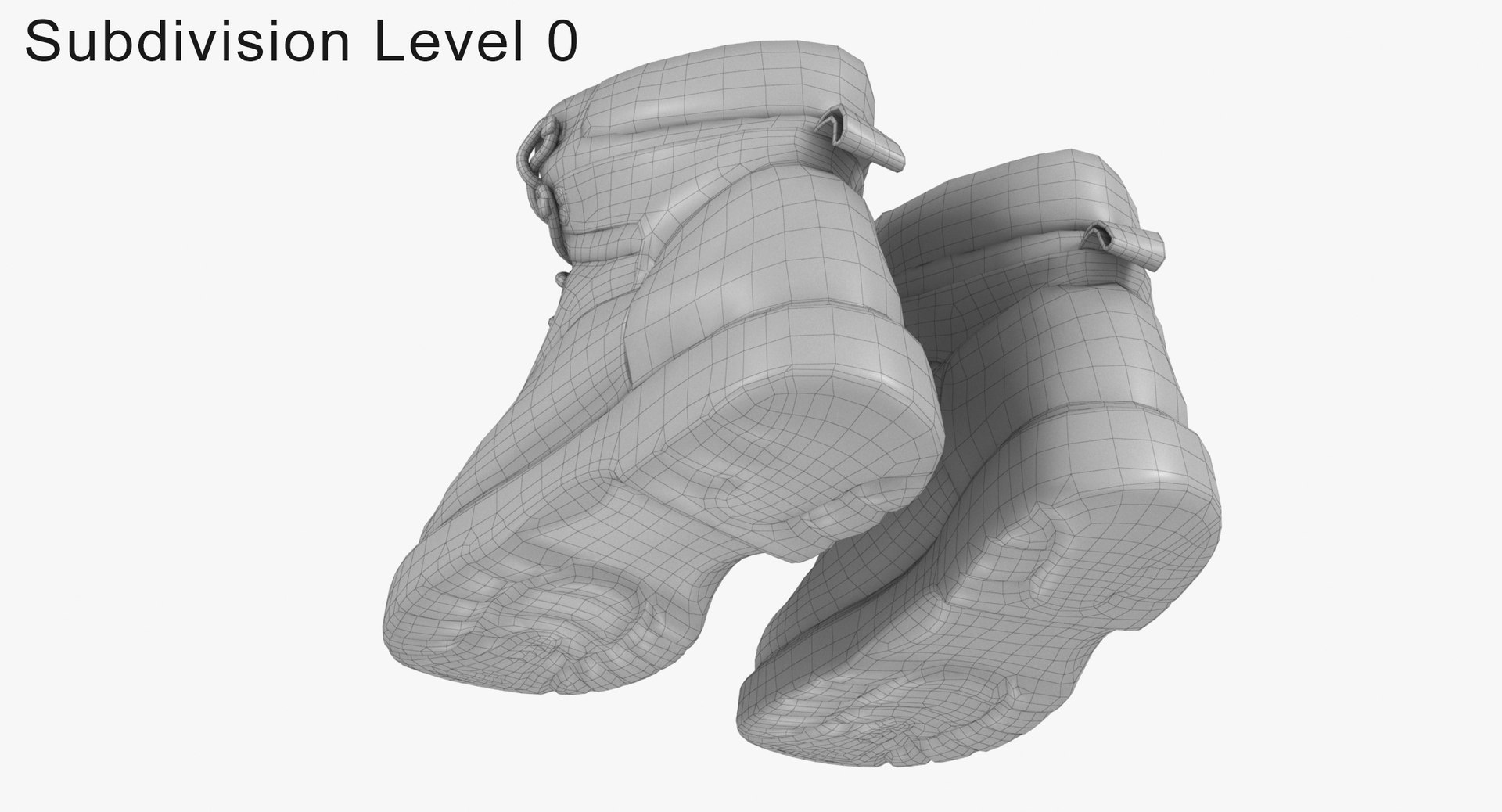 Brown Leather Old Boots 3D model - TurboSquid 2040075