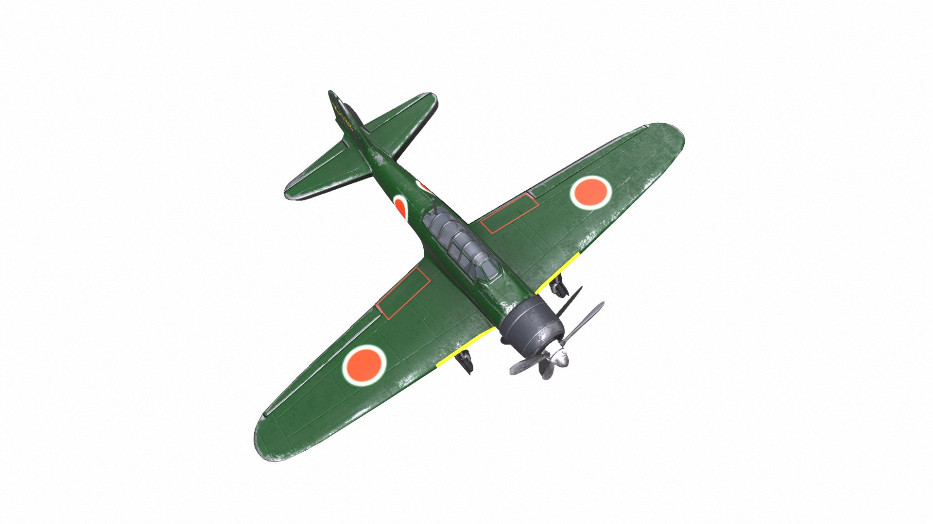 Mitsubishi A6m Zero Fighter Plane 3D - TurboSquid 1657606