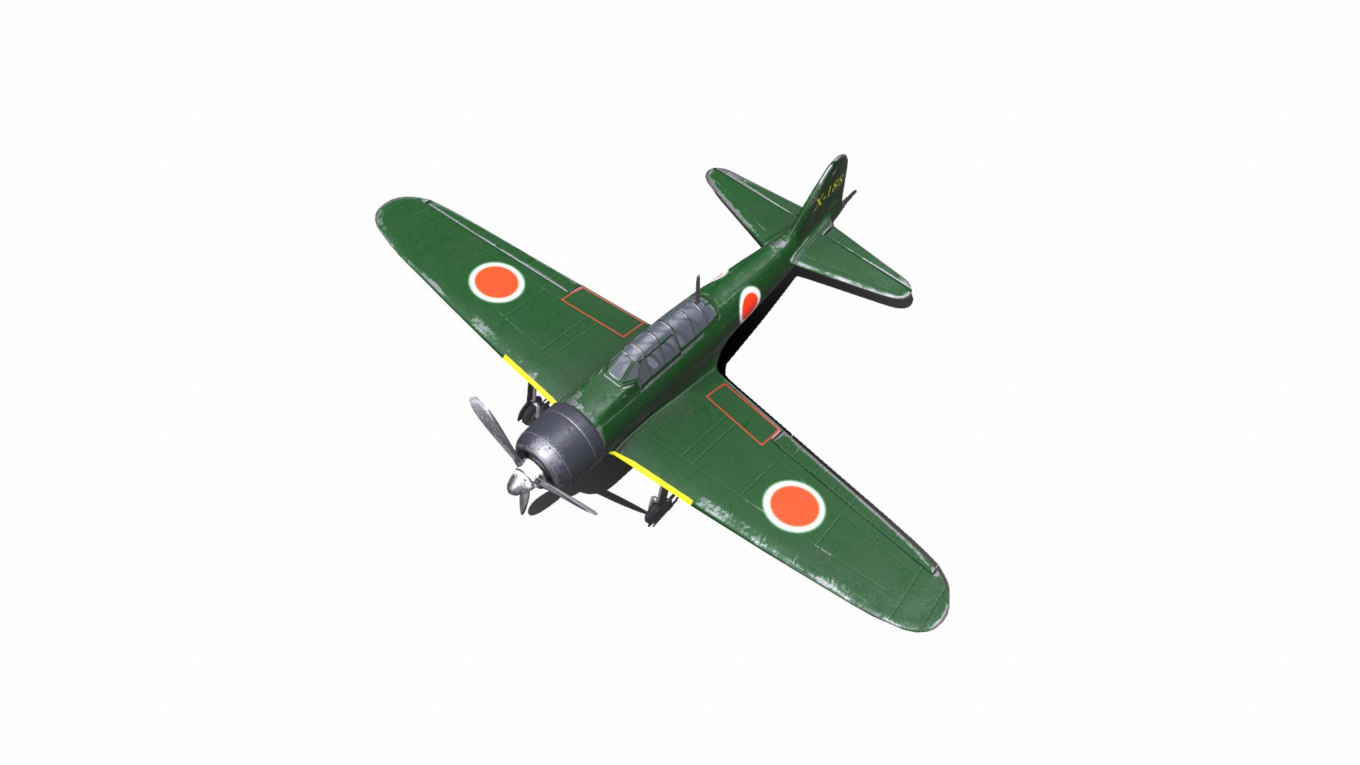 Mitsubishi A6m Zero Fighter Plane 3D - TurboSquid 1657606