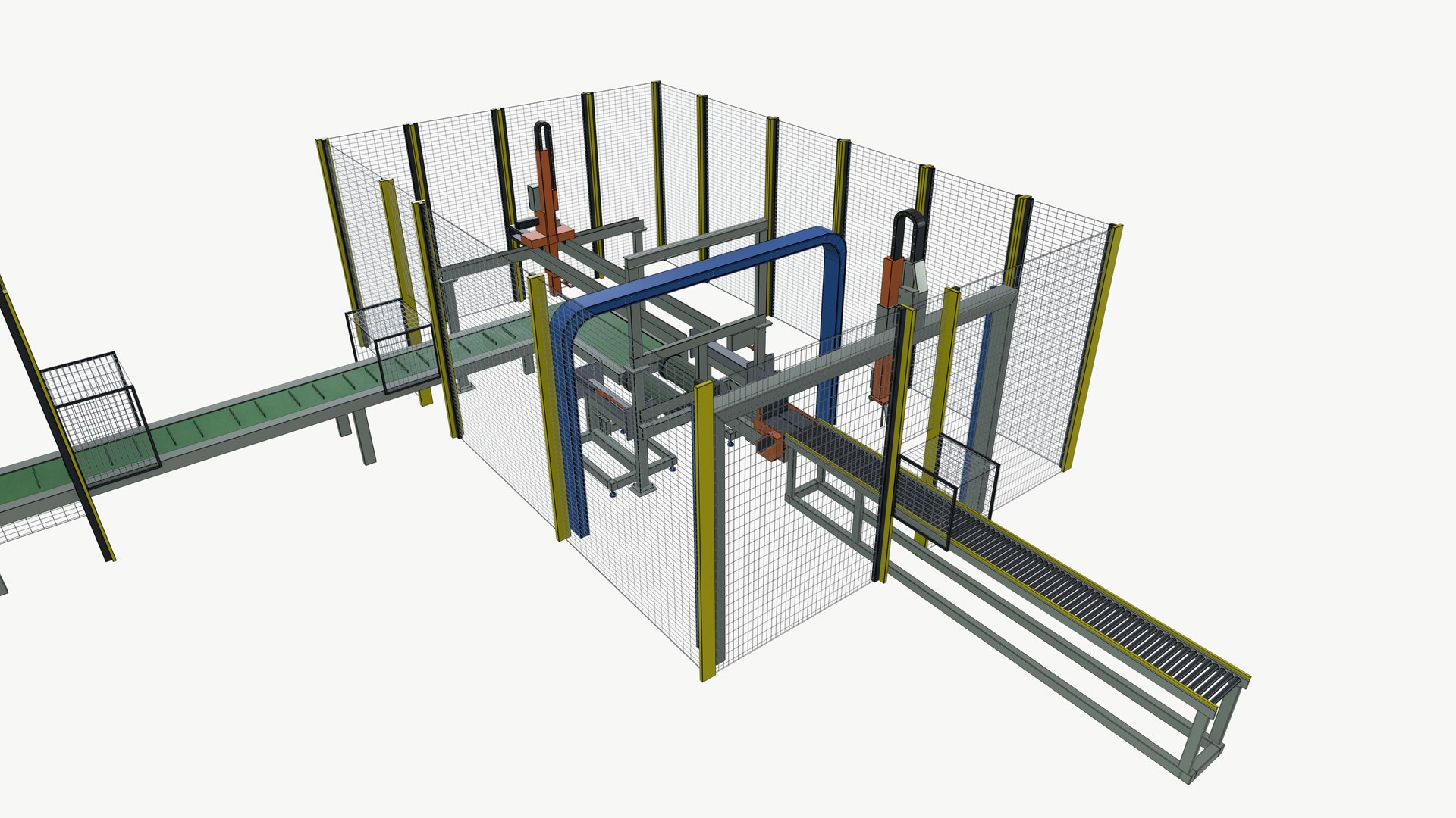 Automatic Wrapping Machine 3D Model - TurboSquid 2276016
