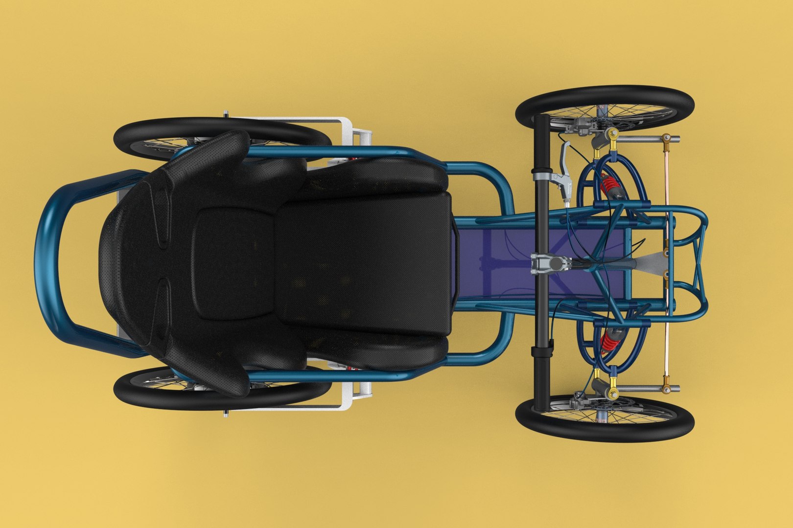 ELECTRIC QUAD BIKE 4 WHEELER BICYCLE ATV QUADRICYCLE 3D Model ...