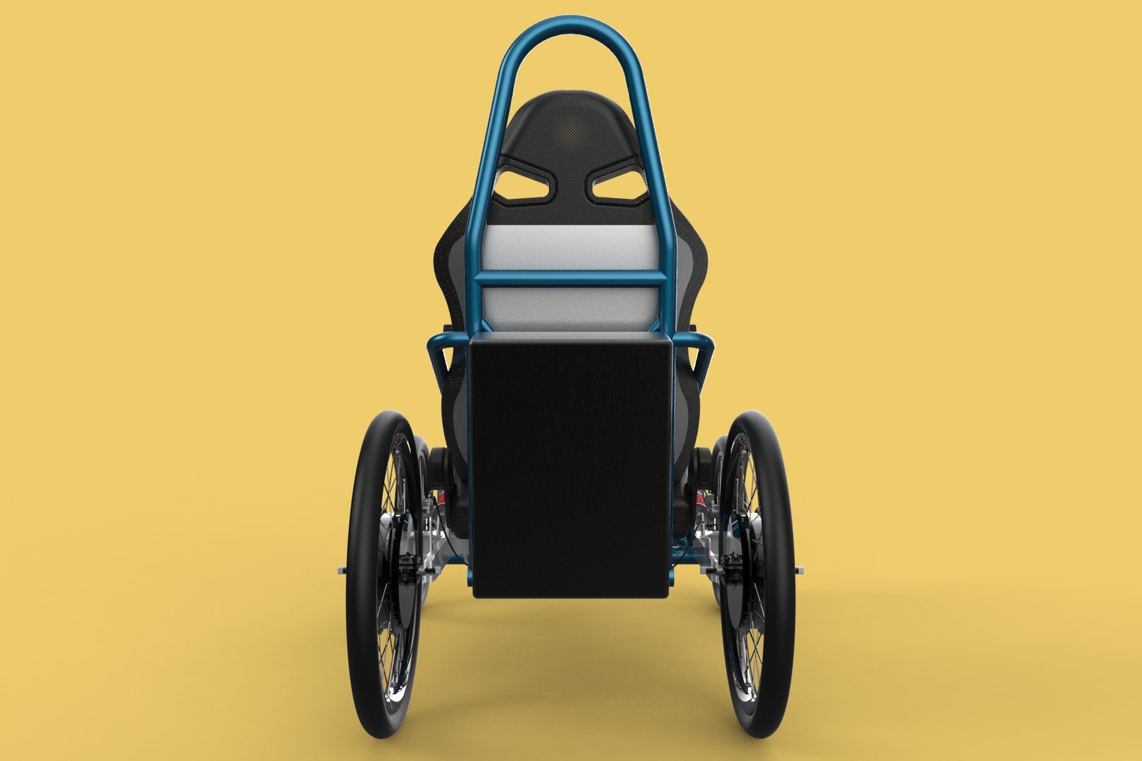 ELECTRIC QUAD BIKE 4 WHEELER BICYCLE ATV QUADRICYCLE 3D Model ...