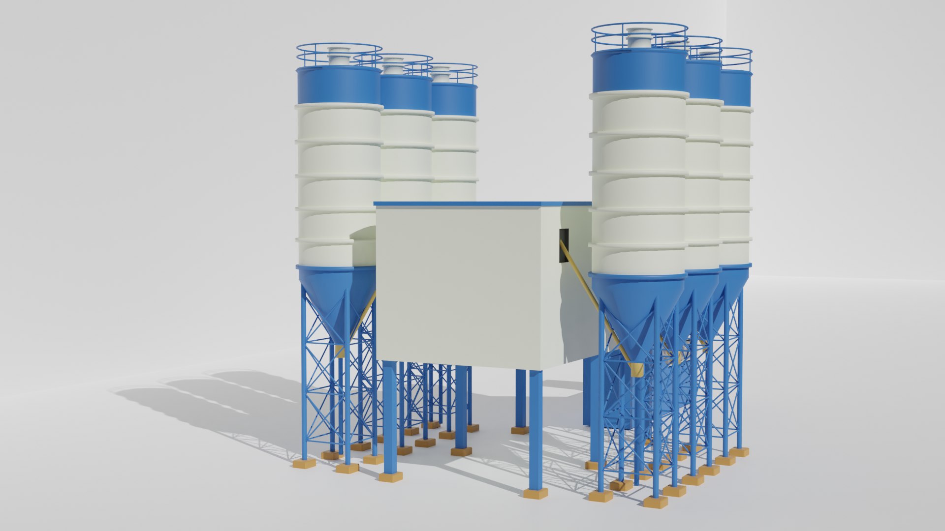 Cement Silo Model - TurboSquid 1559939