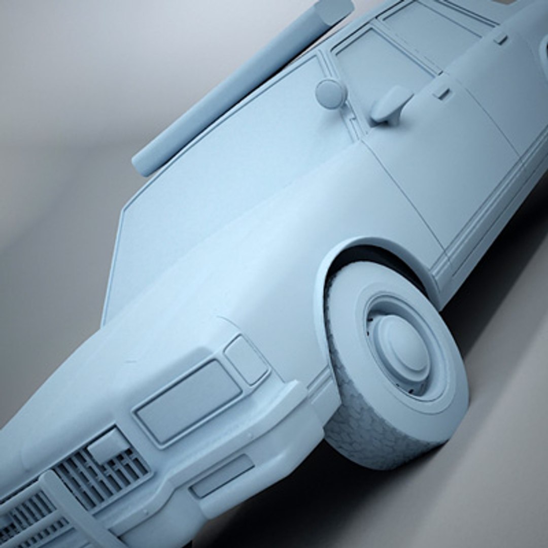 3d Chevy Caprice Police Car Model