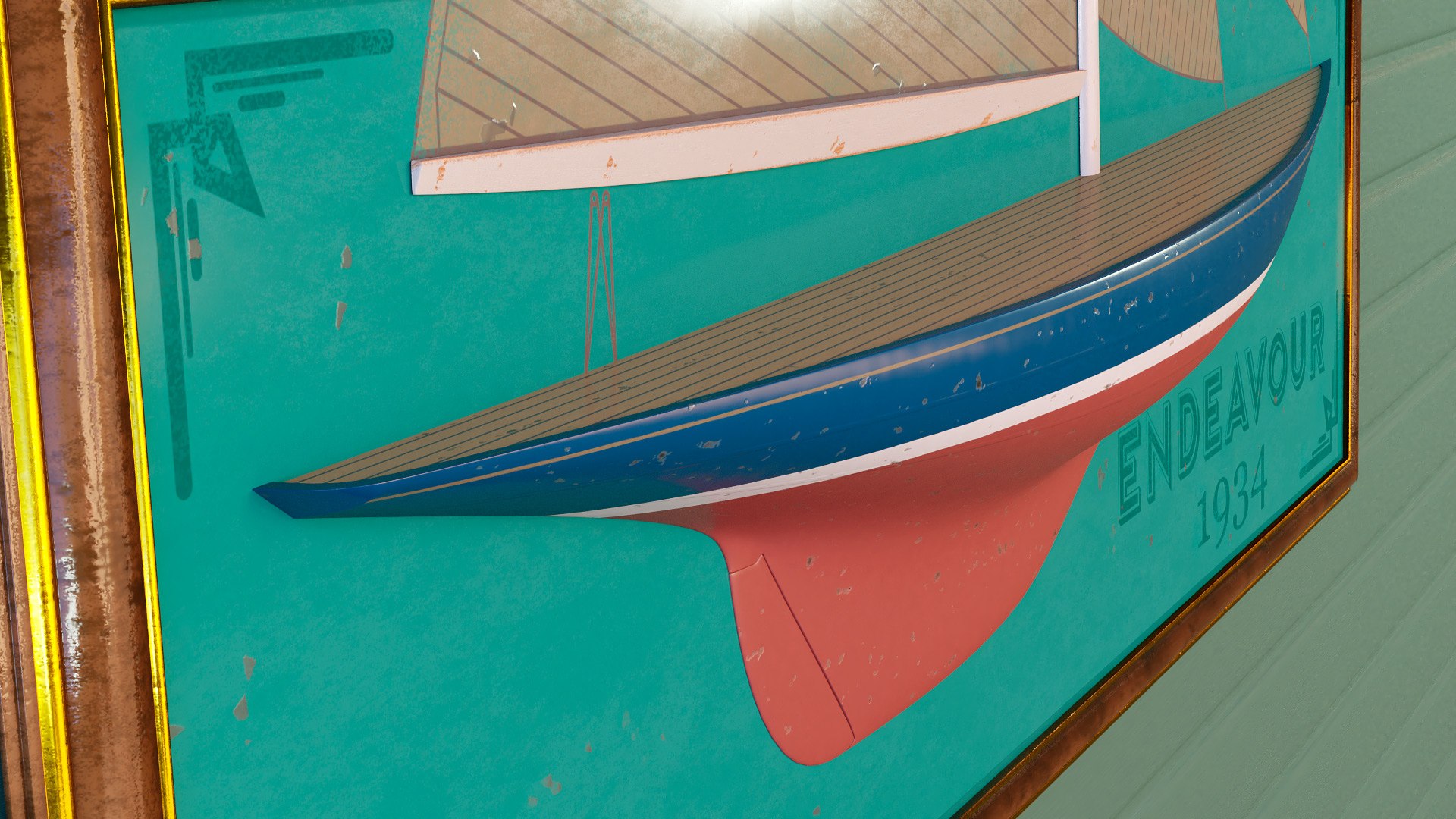 Half Hull Endeavour 3D - TurboSquid 2196057