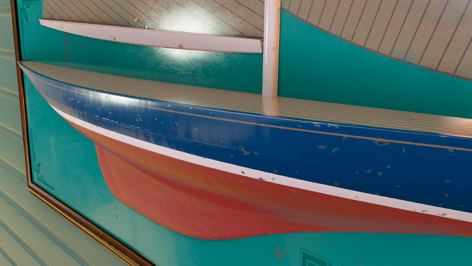 Half Hull Endeavour 3D - TurboSquid 2196057