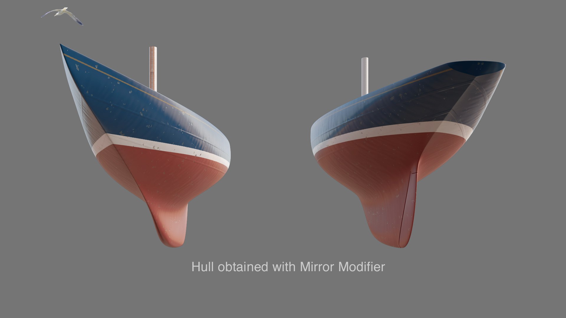 Half Hull Endeavour 3D - TurboSquid 2196057