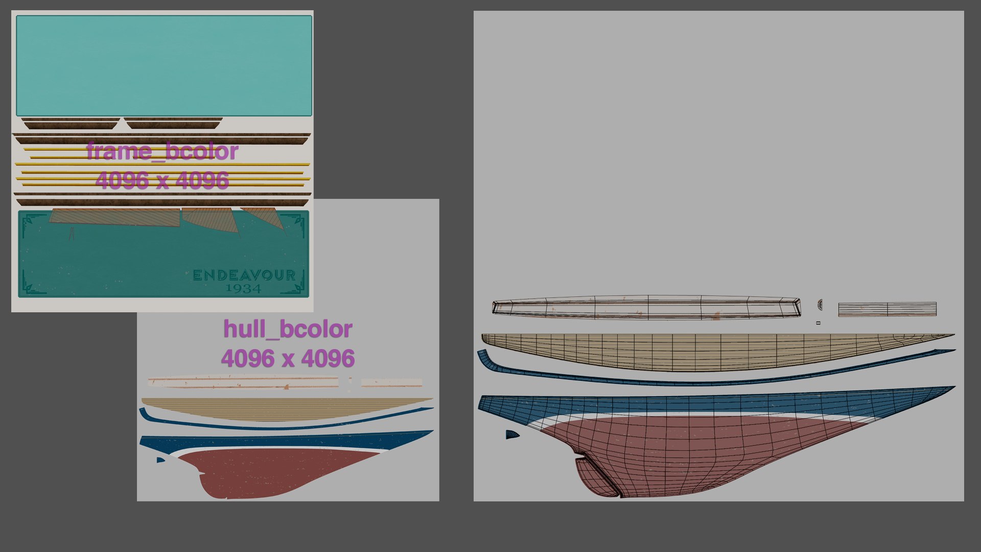 Half Hull Endeavour 3D - TurboSquid 2196057