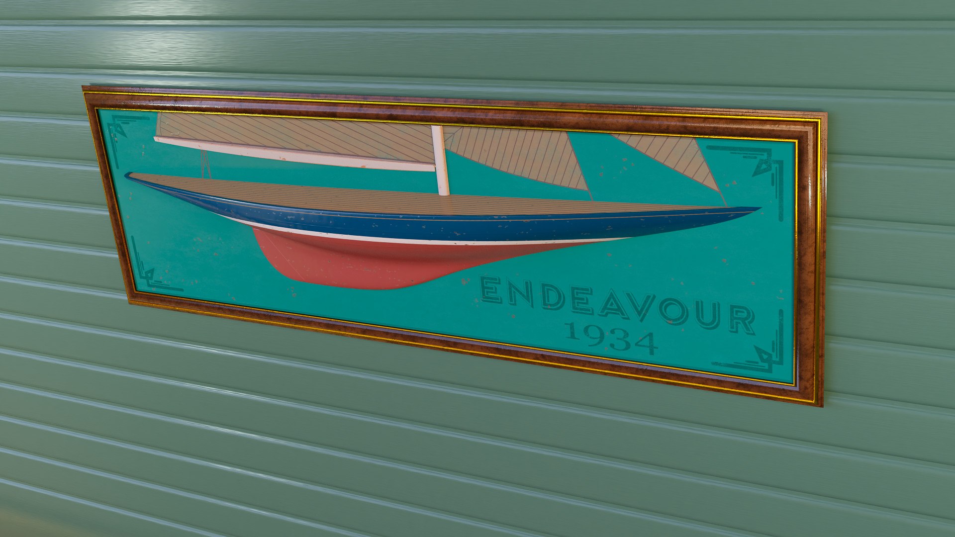 Half Hull Endeavour 3D - TurboSquid 2196057