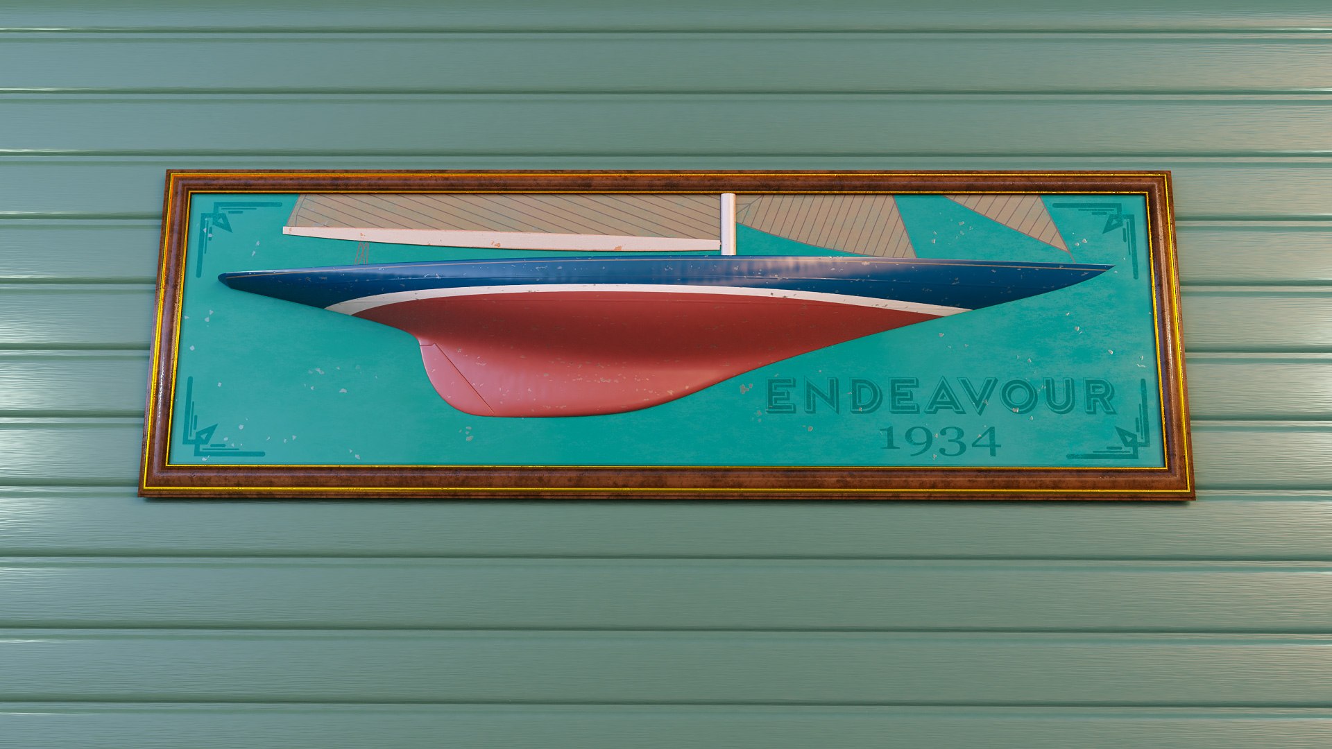 Half Hull Endeavour 3D - TurboSquid 2196057