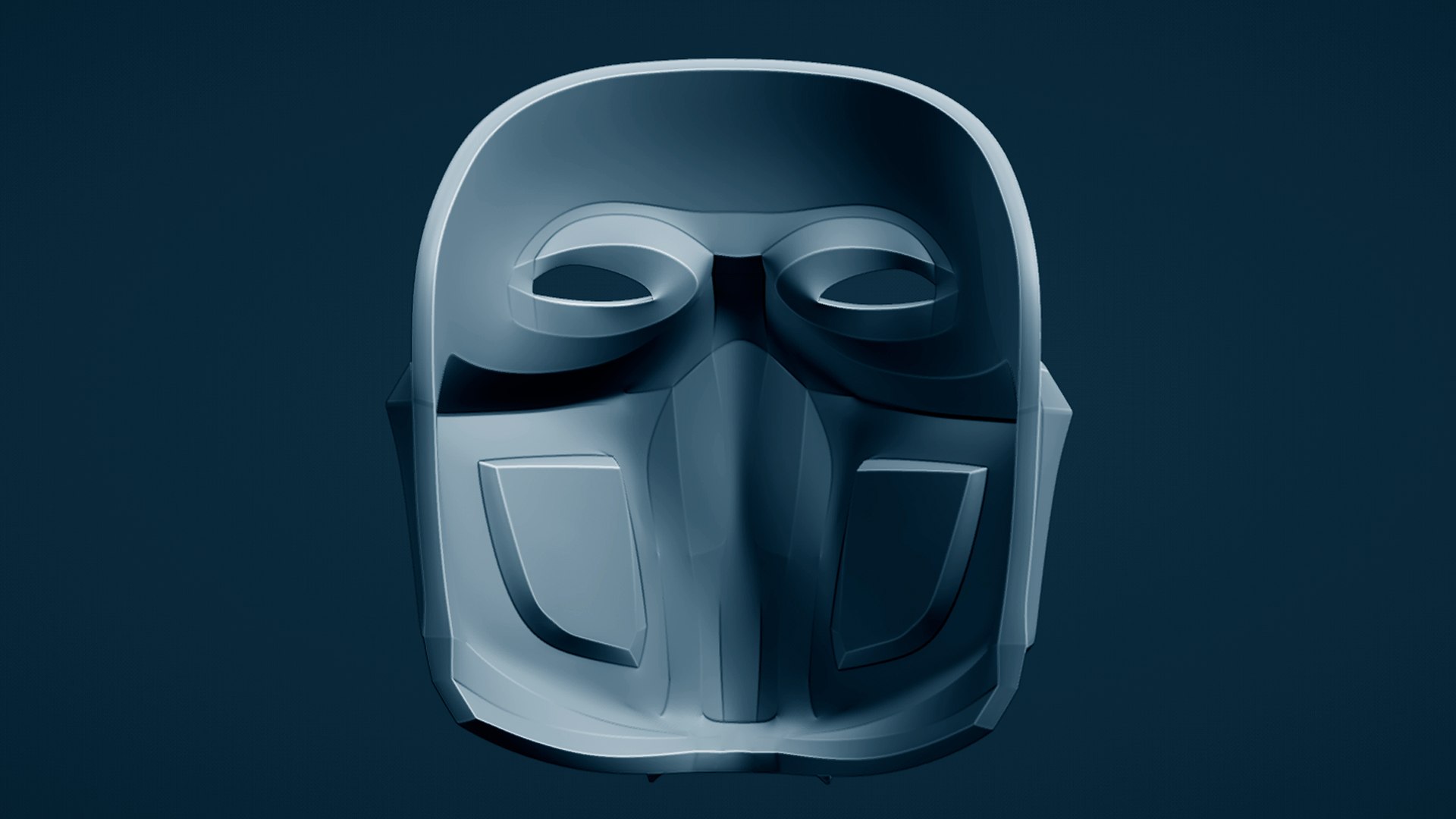 3D model Dark Mask 3D Print Ready - TurboSquid 2063116