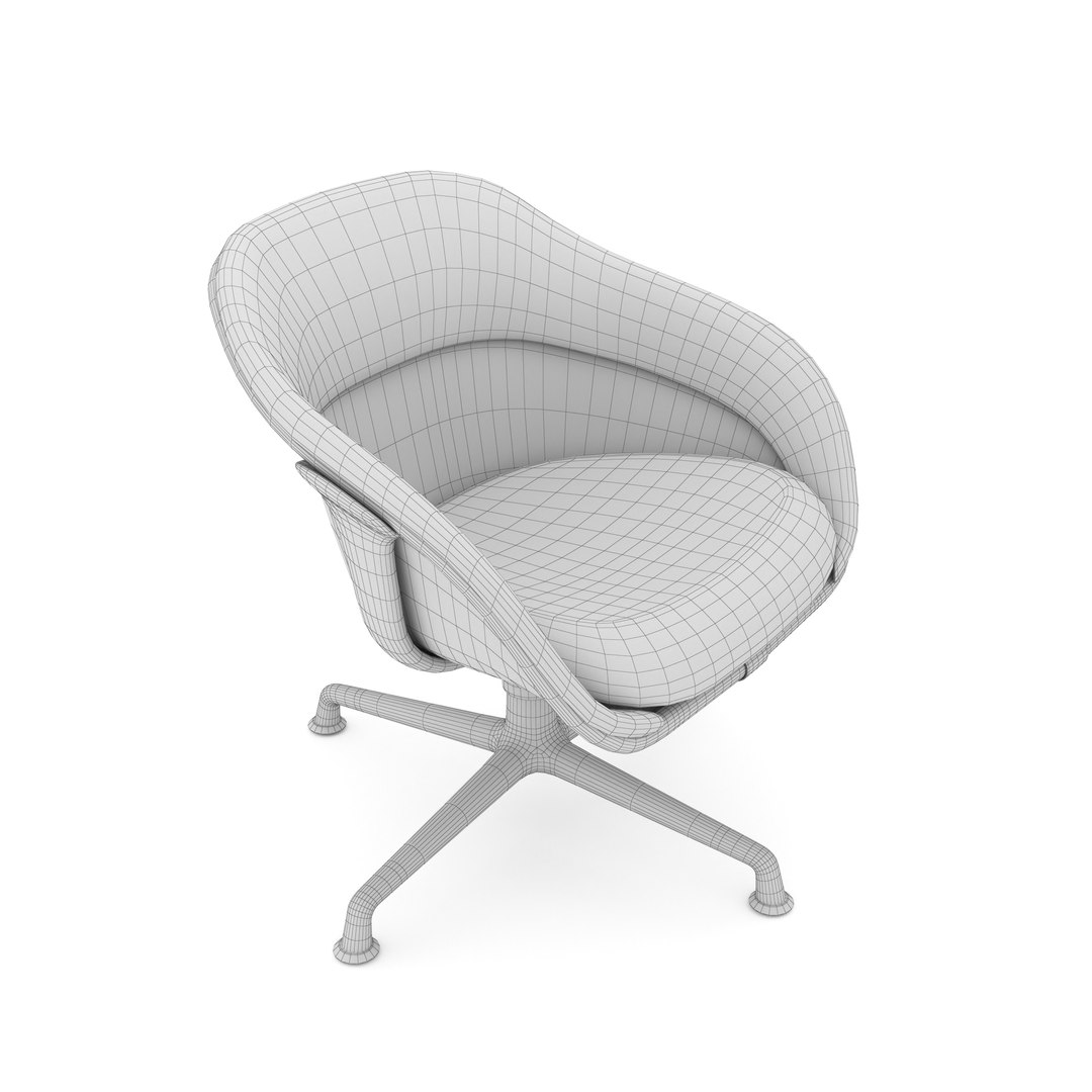 3D Steelcase SW1 Conference Chair - TurboSquid 2257996
