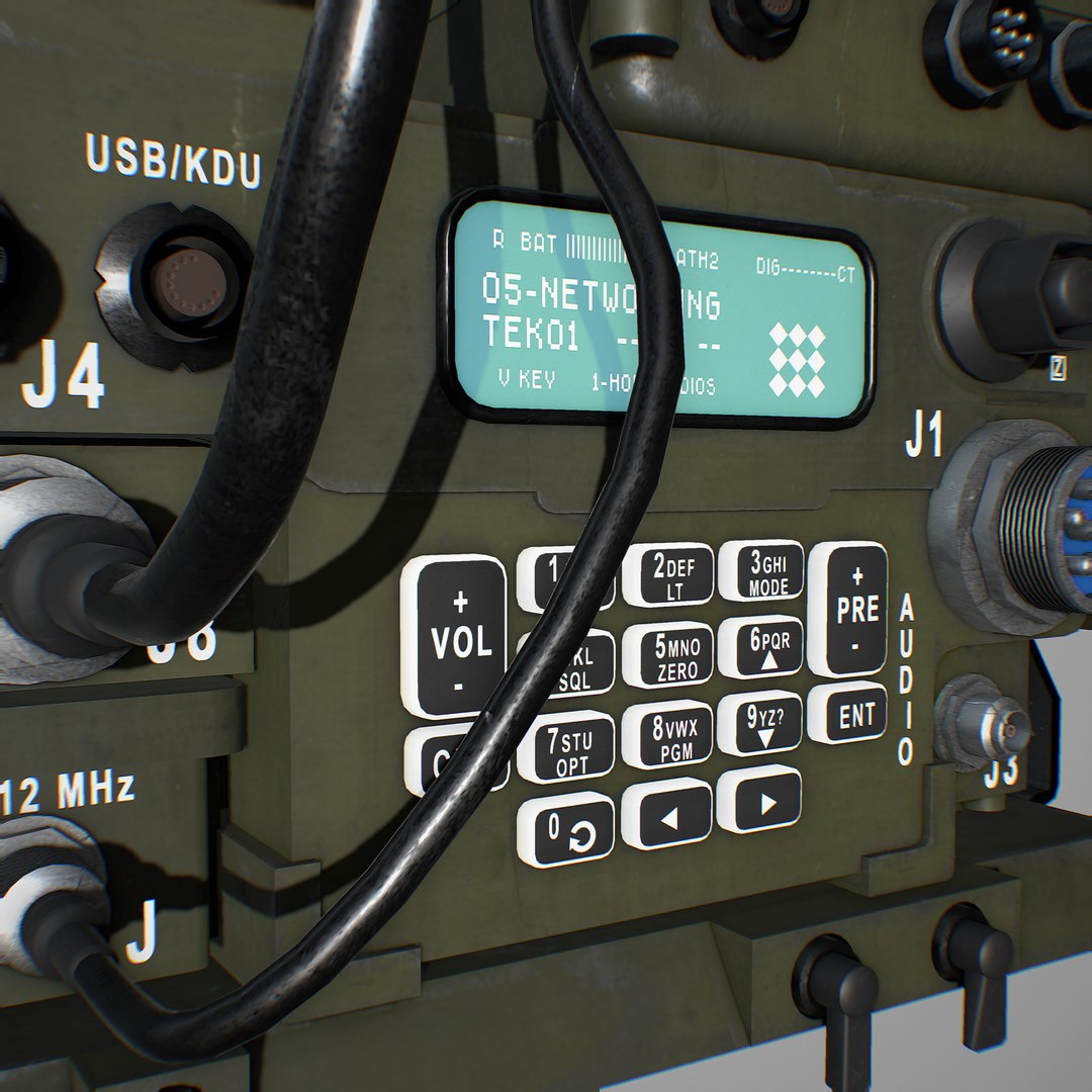 Army Radio Transceiver 3D Model - TurboSquid 1327689