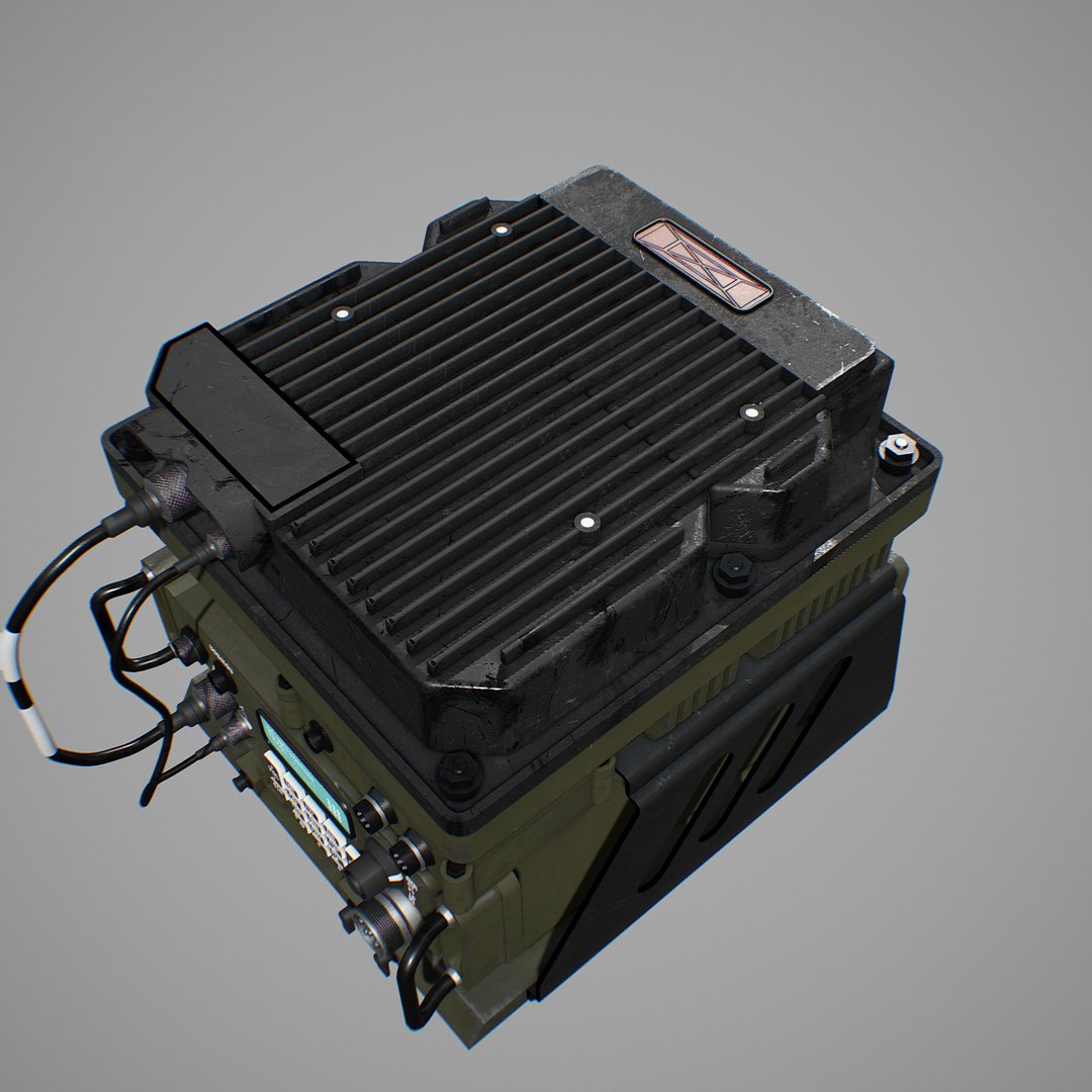 Army Radio Transceiver 3D Model - TurboSquid 1327689