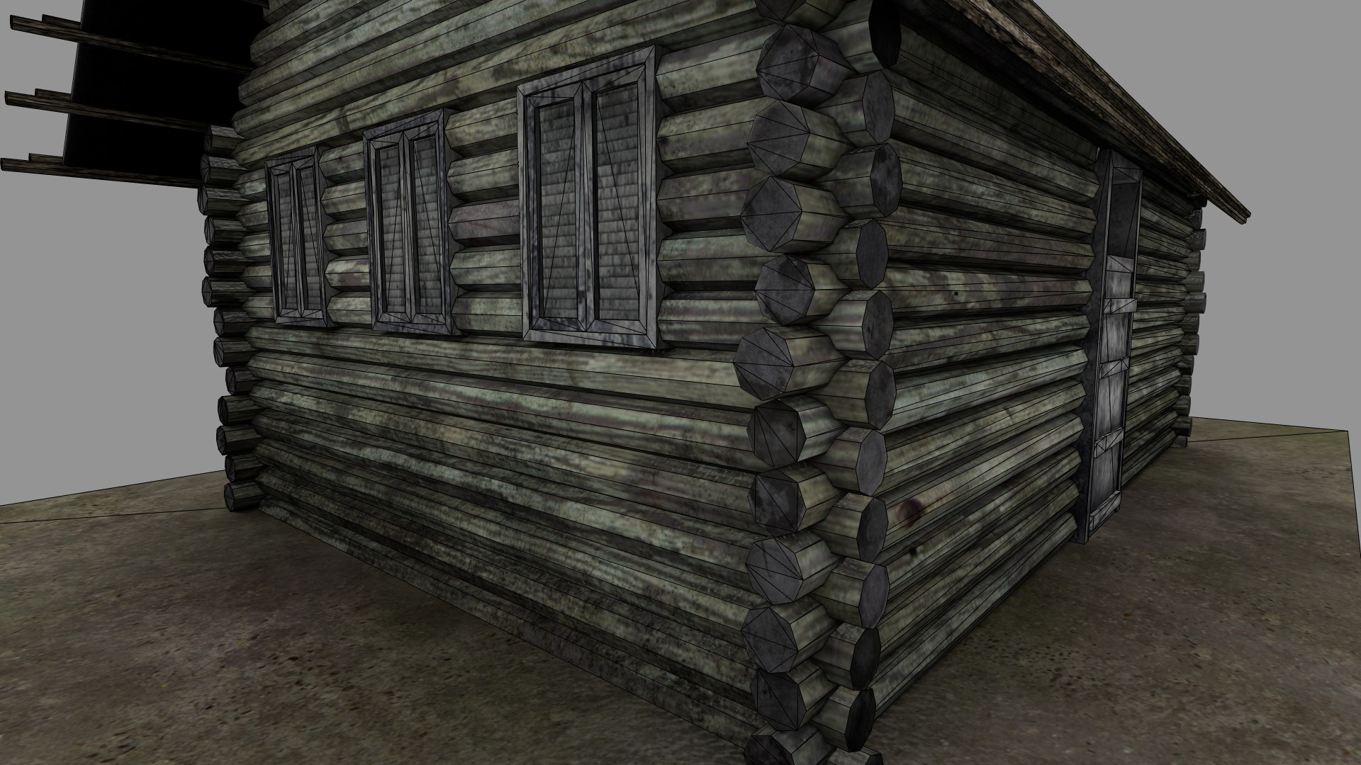 Russian Old Log House 3D Model - TurboSquid 1346472