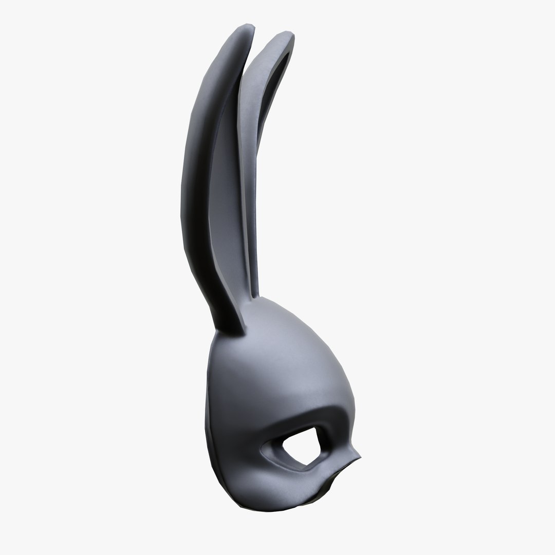 3D Rabbit Bunny Mask - TurboSquid 2047583