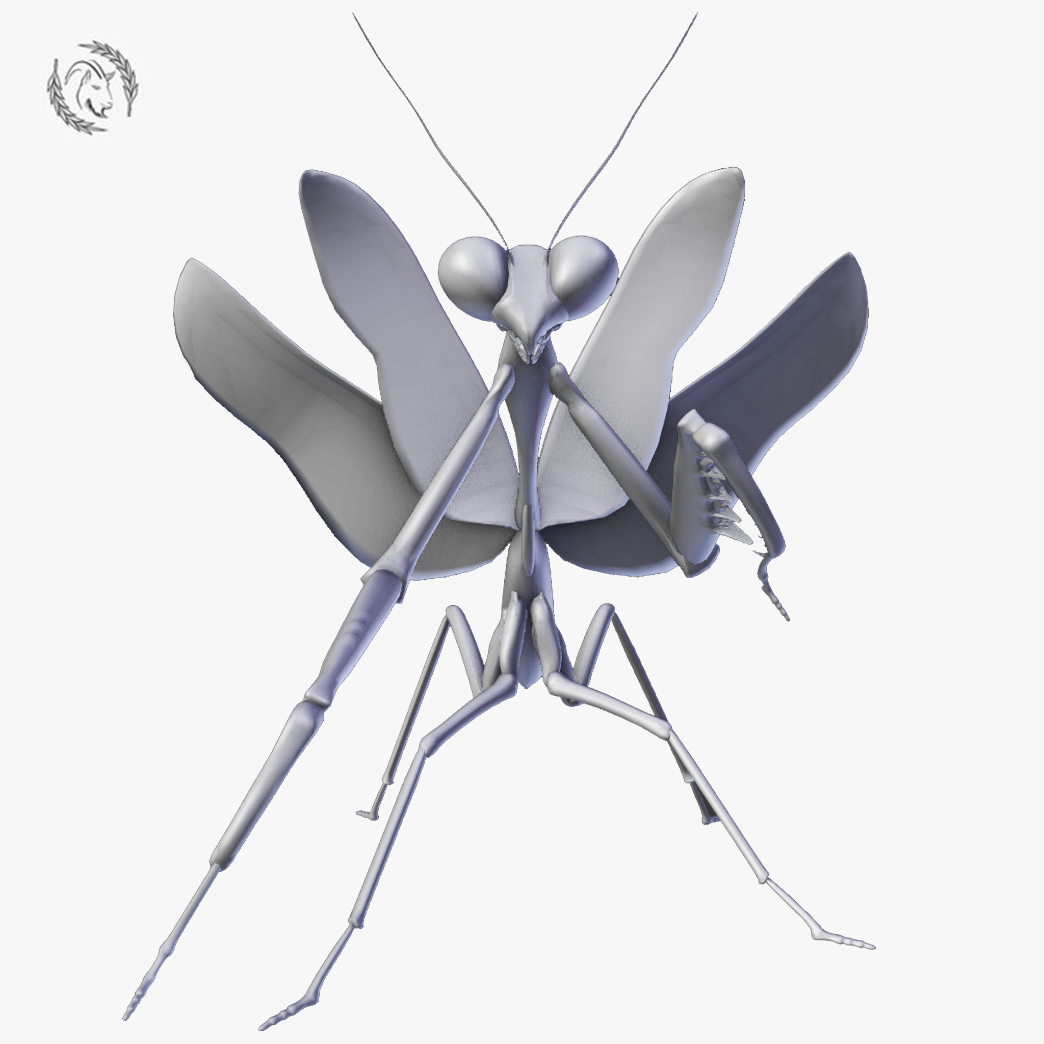 3D praying mantis - TurboSquid 1231685