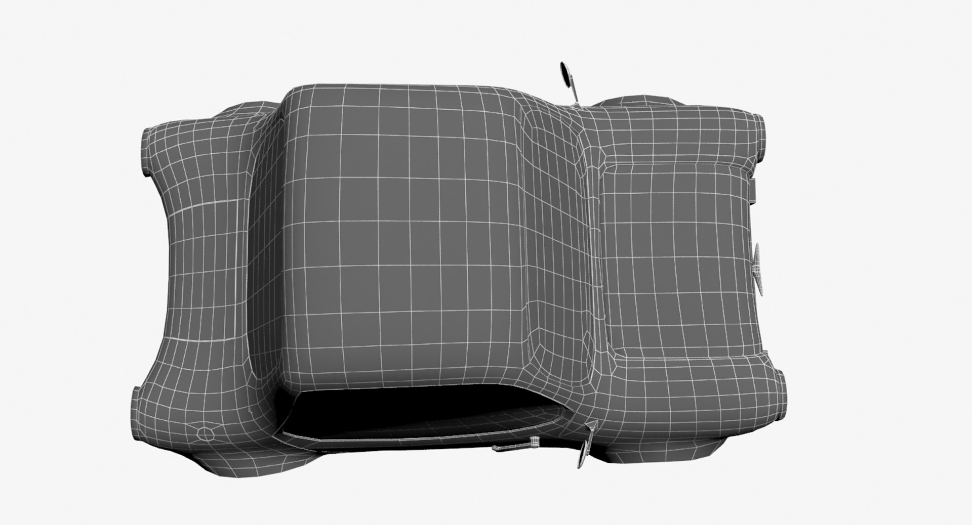 Red Cartoon Car 3D - TurboSquid 1342147