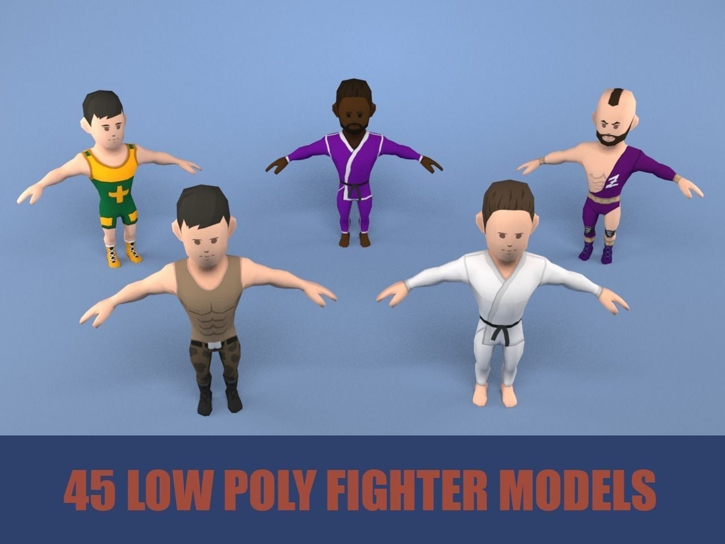 Fighters Pack 3D Model - TurboSquid 1193481