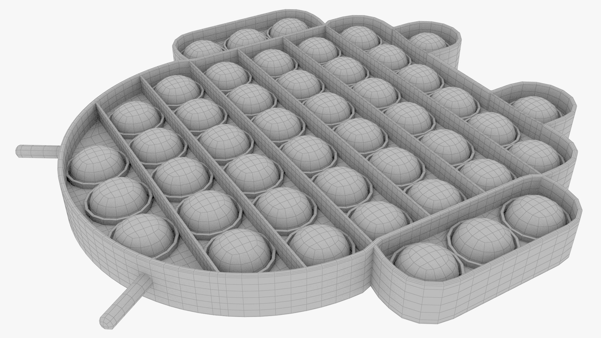 Pop It Sensory Toy V4 Model - TurboSquid 1750818