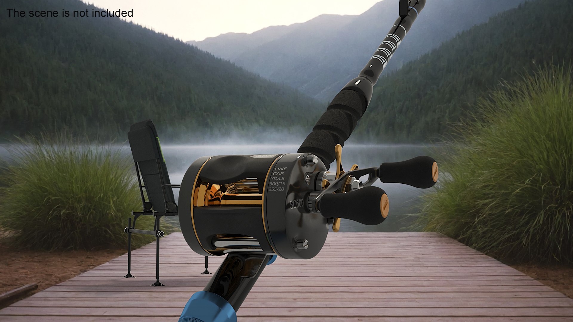 Lews Speed Cast SC600 Round Baitcast Reel Model - TurboSquid 2381667