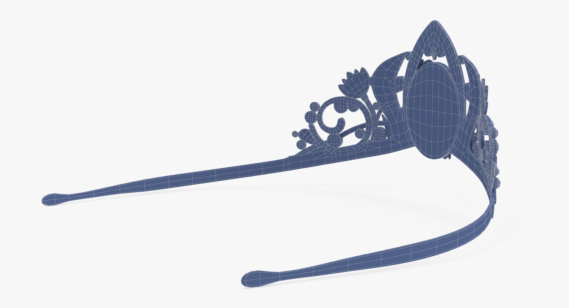 Anna Inspired Tiara 3d C4d