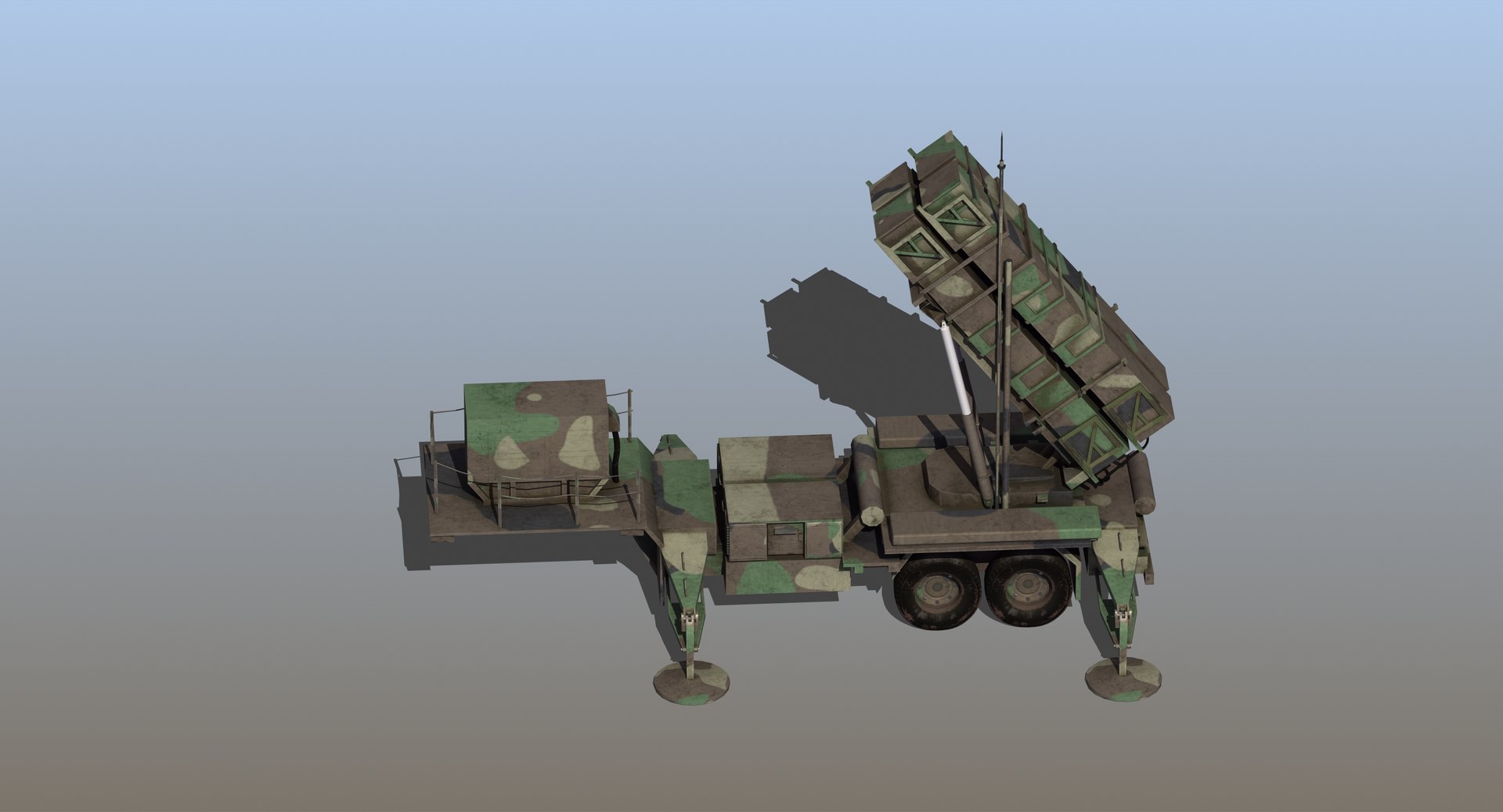 Patriot Missile Model - TurboSquid 1346980