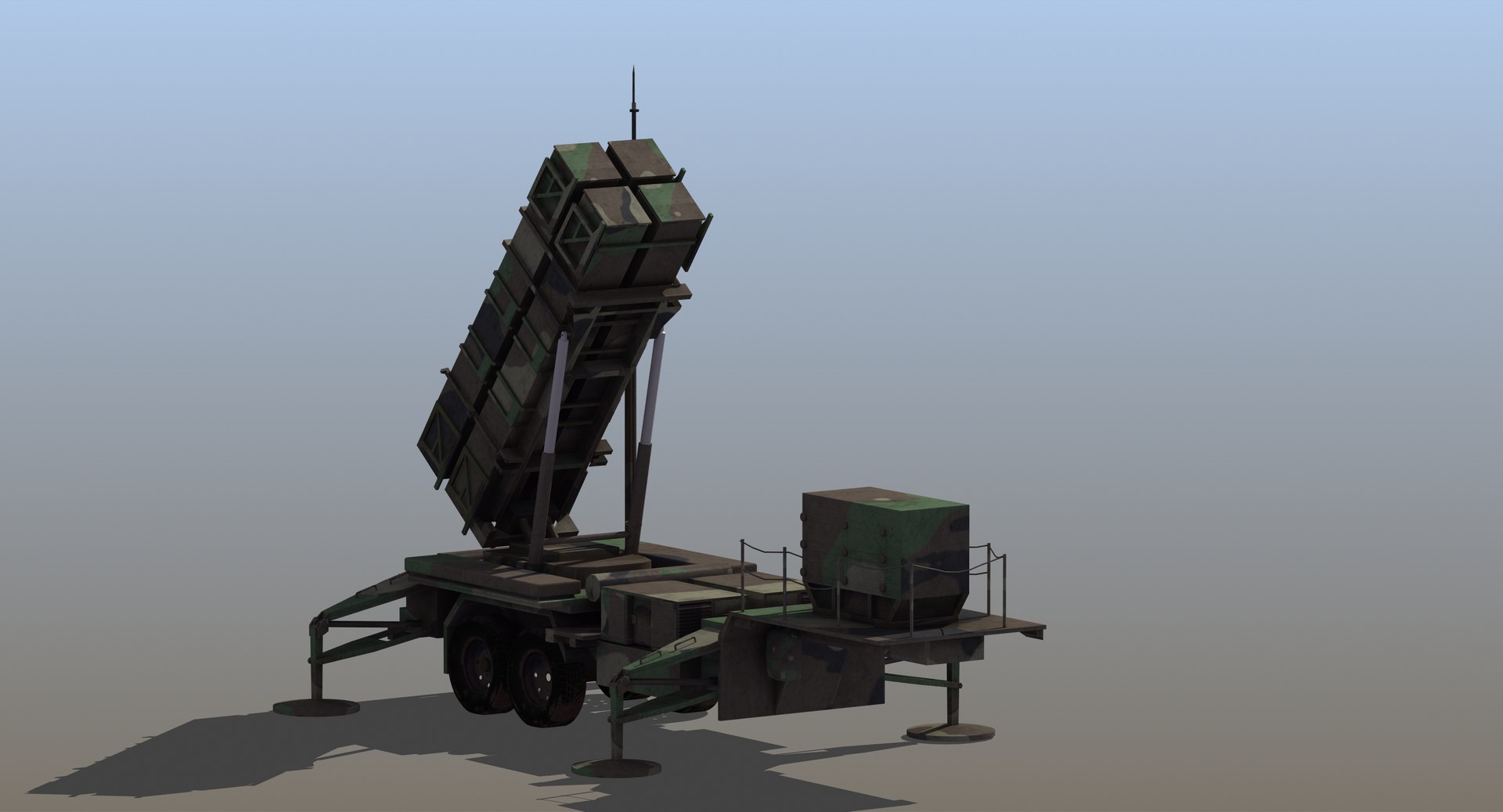Patriot Missile Model - TurboSquid 1346980