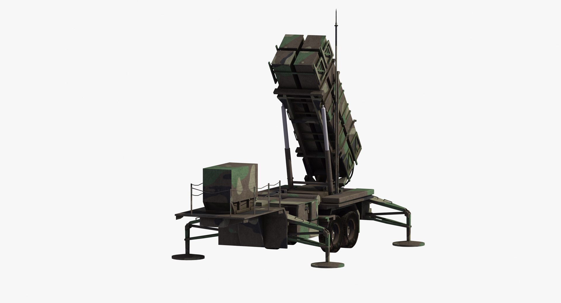 Patriot missile model - TurboSquid 1346980