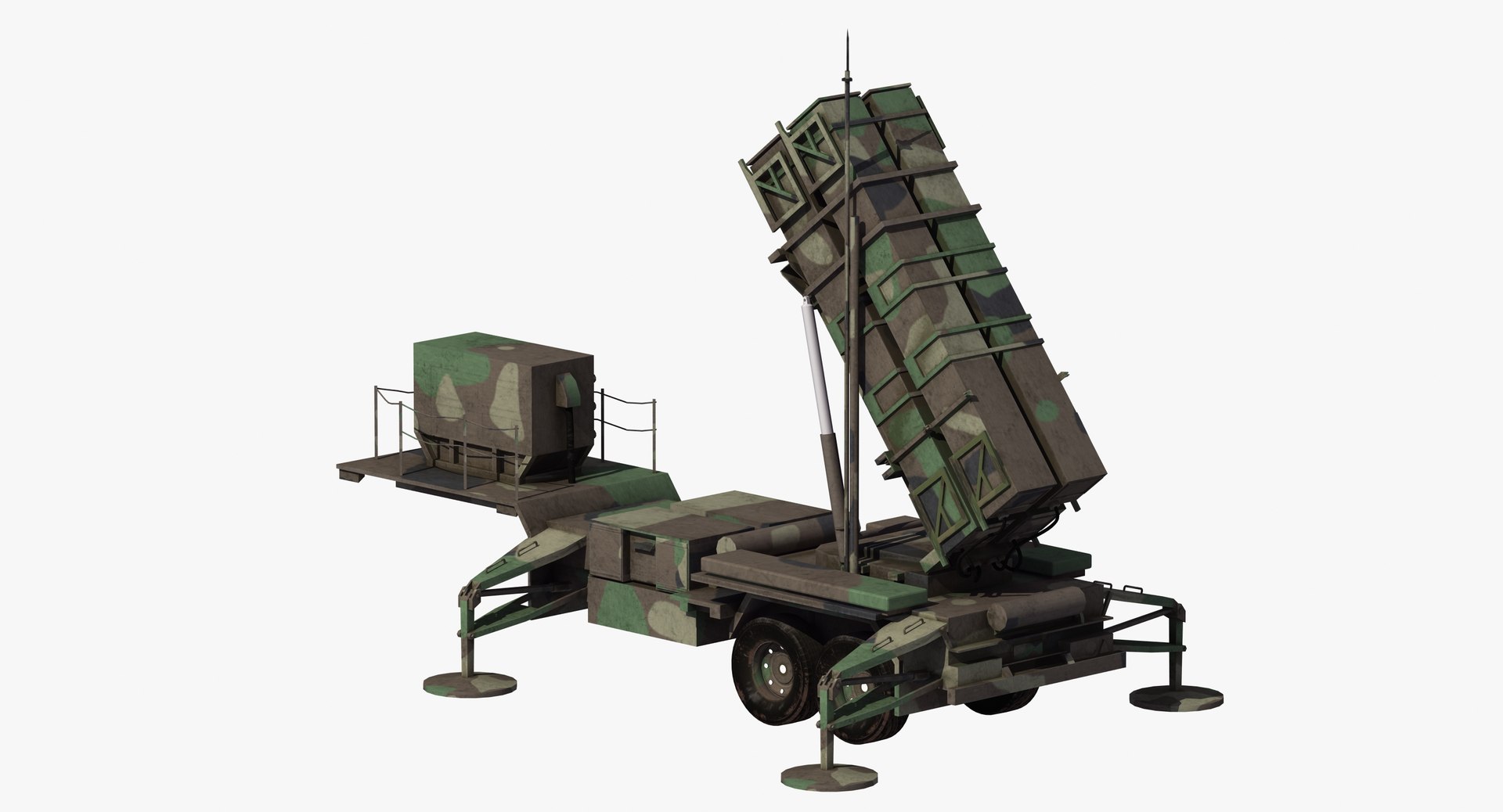 Patriot missile model - TurboSquid 1346980