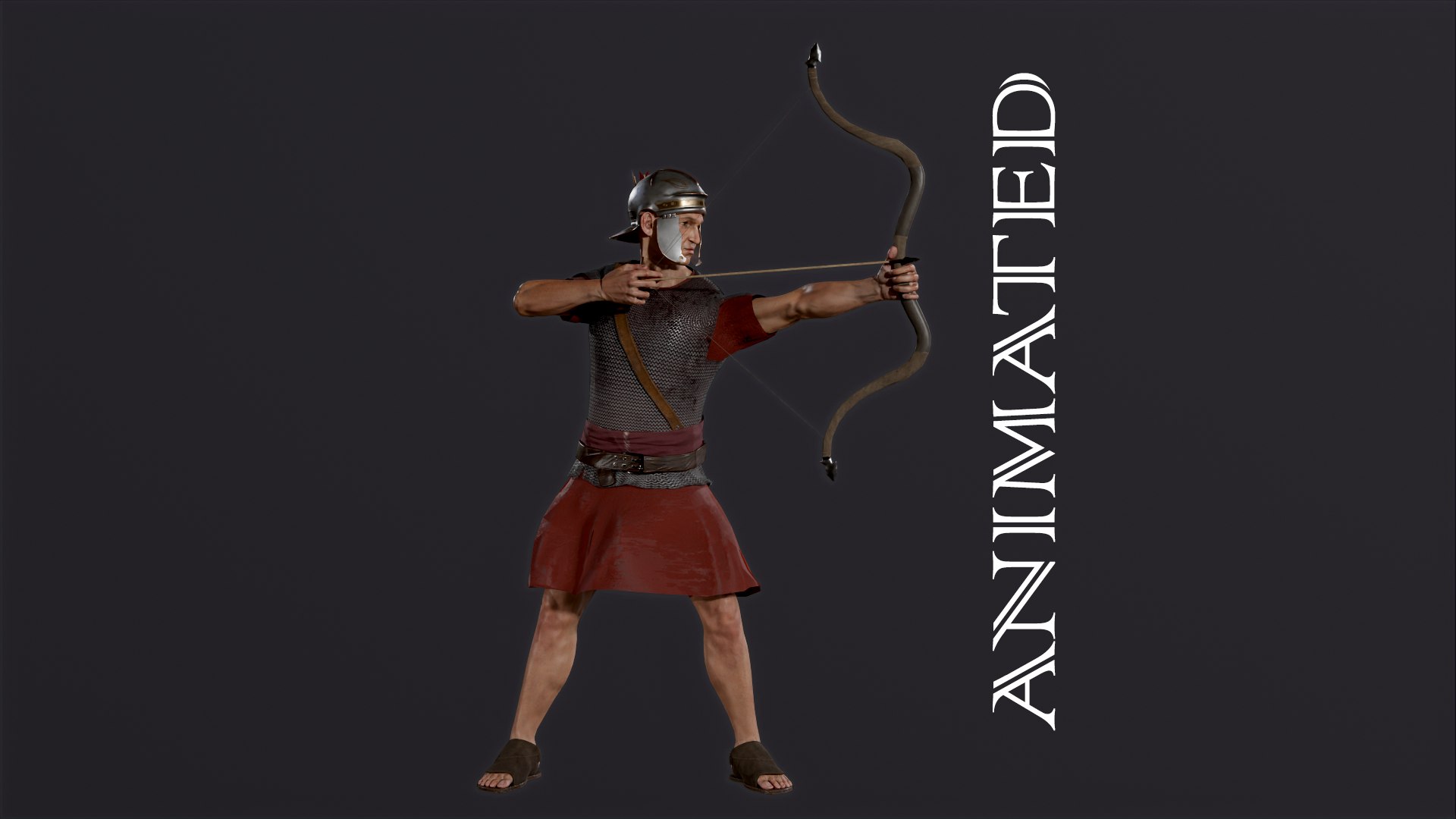 Roman Archer Model - TurboSquid 1975527