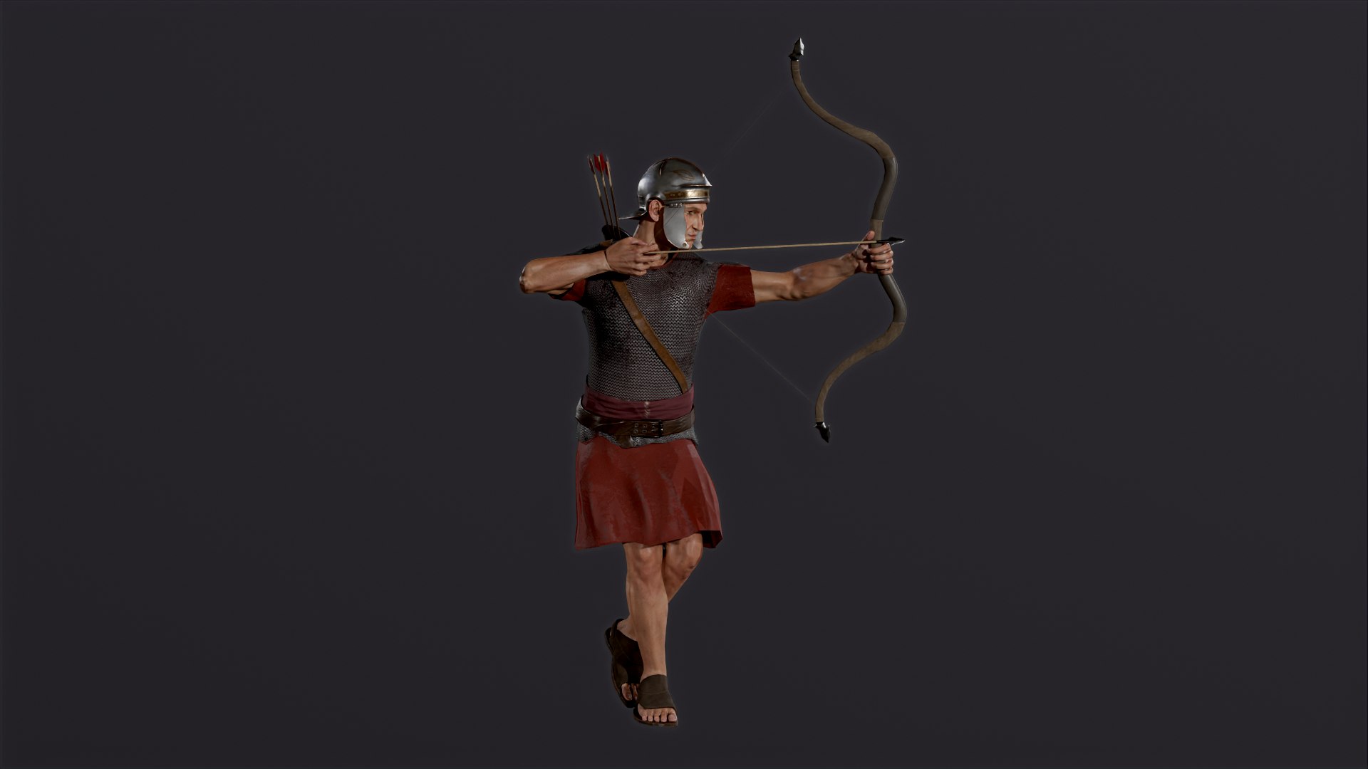 Roman Archer Model - TurboSquid 1975527