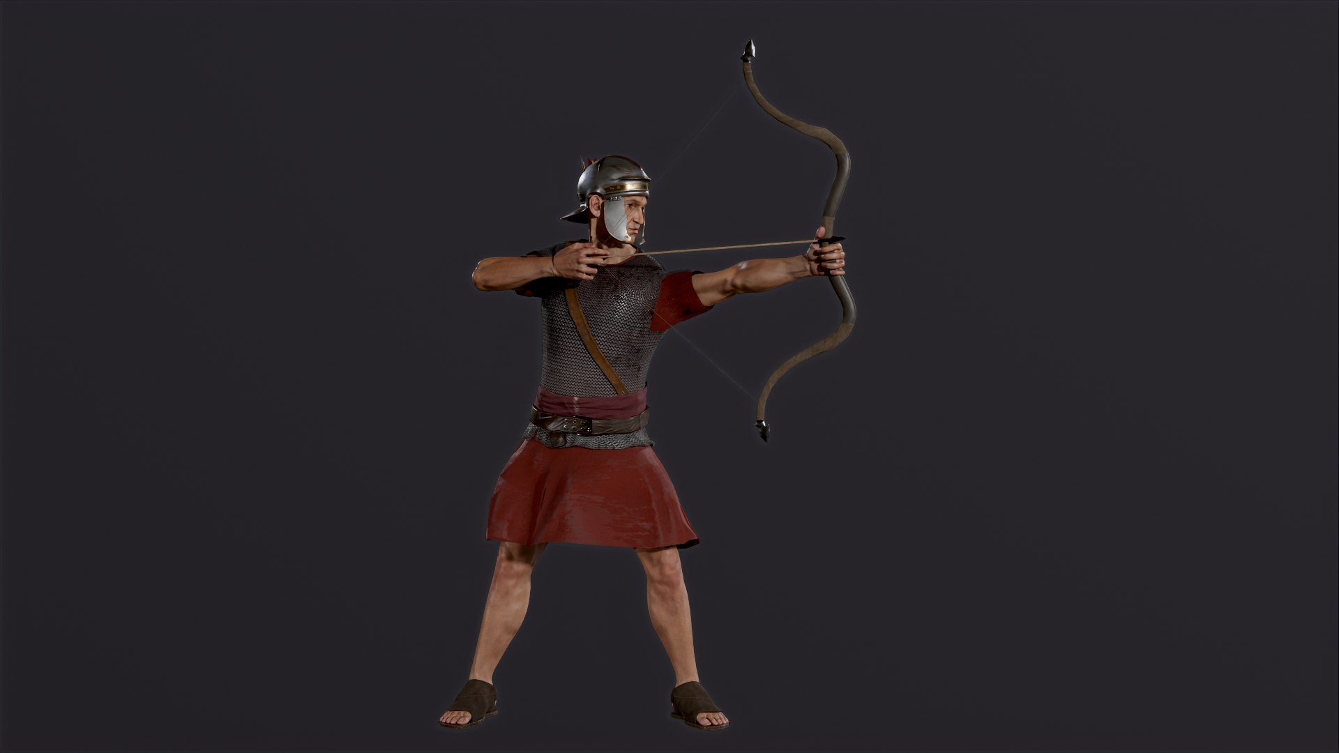 Roman Archer Model - TurboSquid 1975527