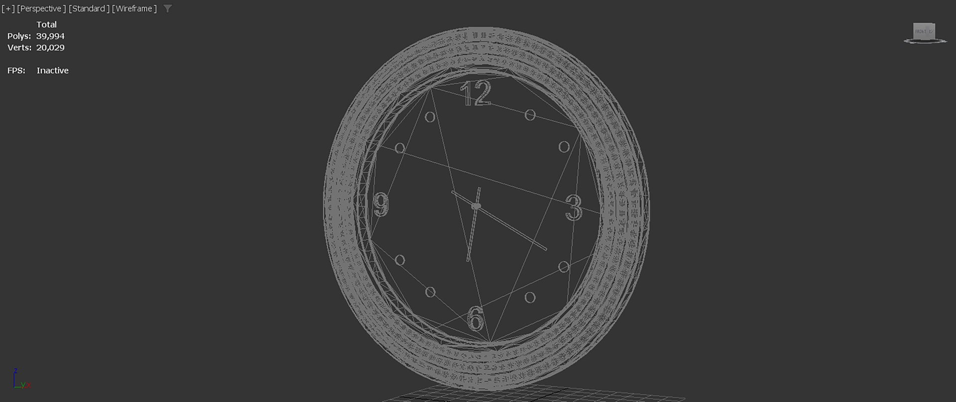 3D Clock Model - TurboSquid 2245411