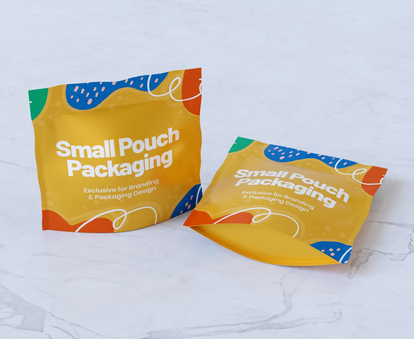 3D Small Pouch Packaging - TurboSquid 2413398