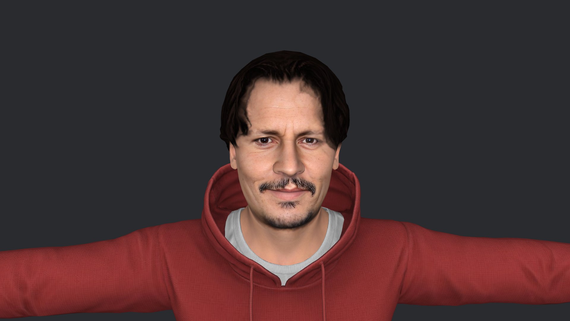 3D Johnny Depp Hyper Realistic Full Body Fully Rigged Character - TurboSquid 2120474